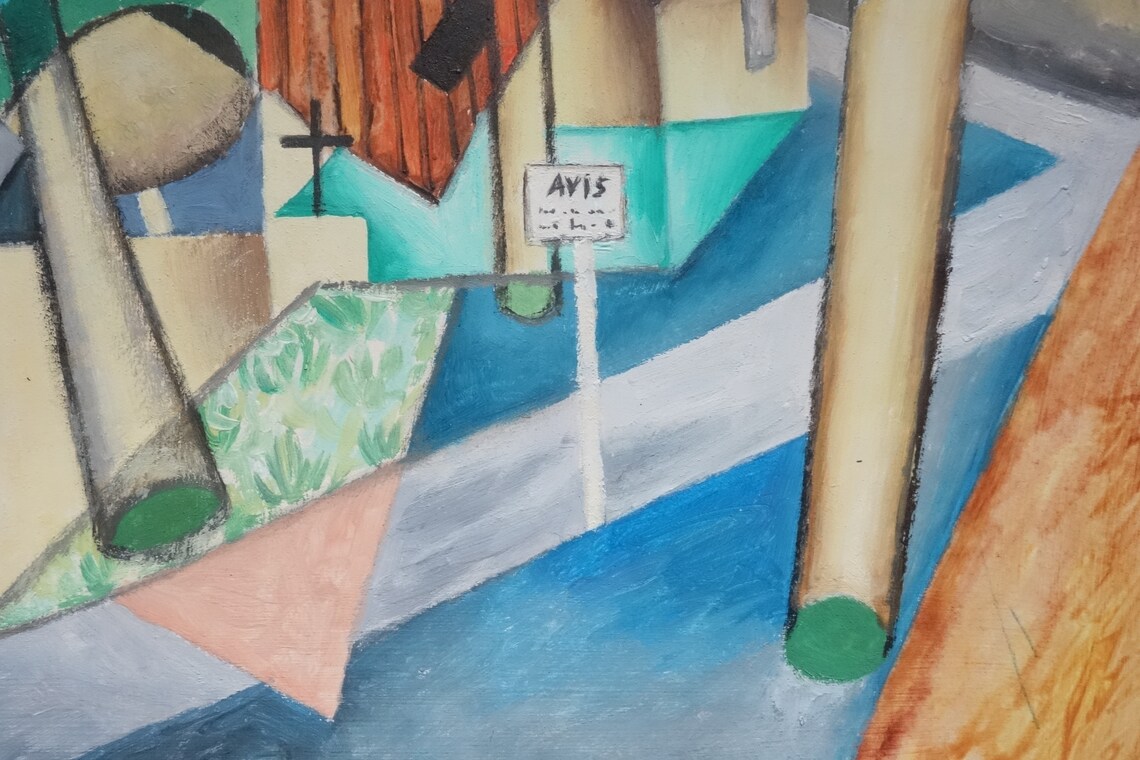 Fine French Cubism Picasso Era Original Nature Landscape - Etsy