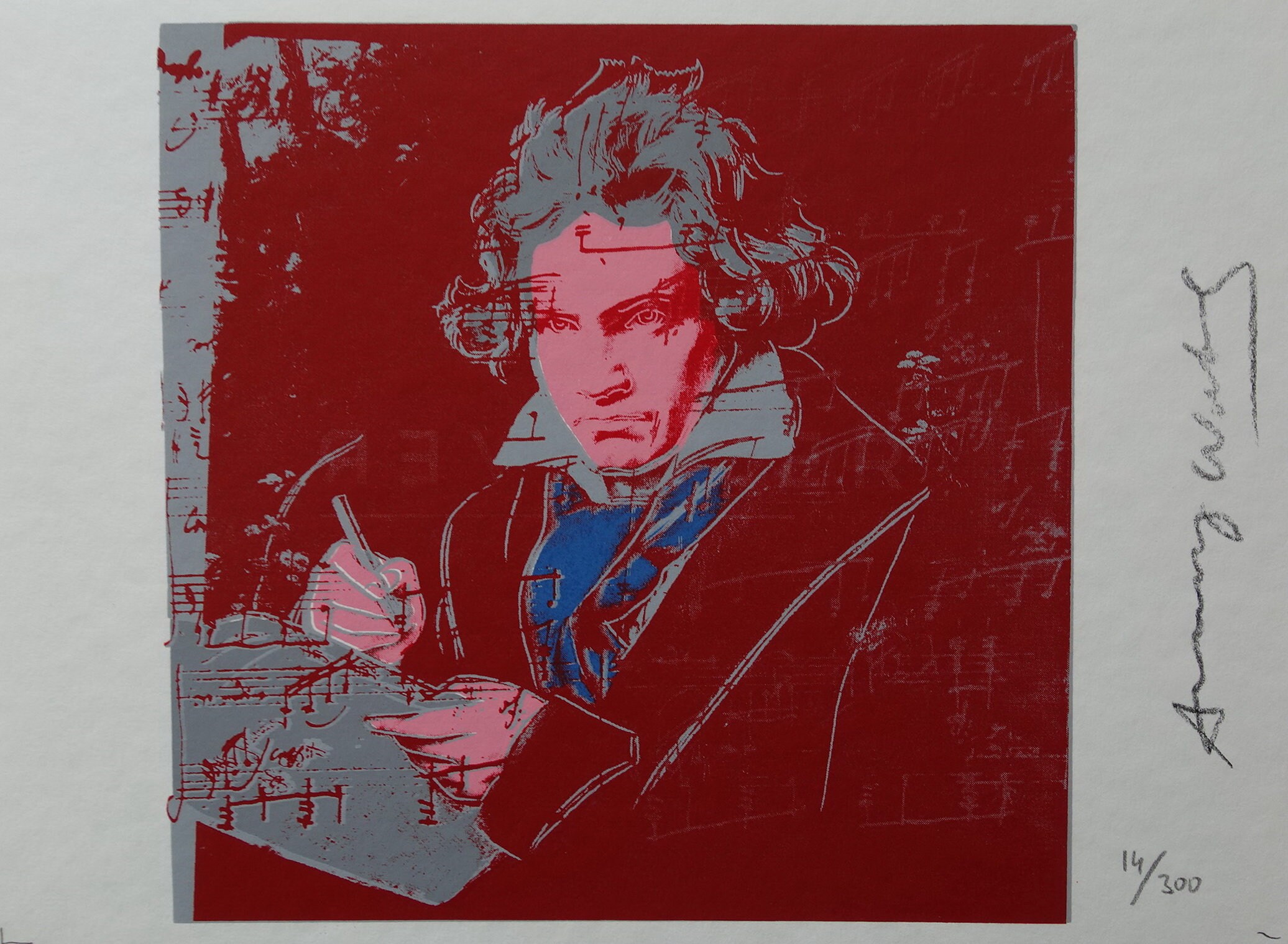 Fine POP ART Ludwig Van Beethoven Limited Edition Silkscreen - Etsy