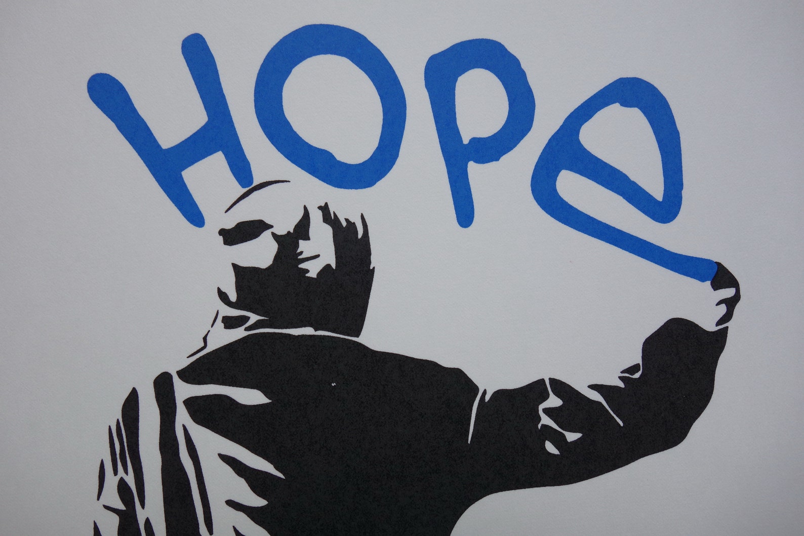Limited Edition Pop Art Graffiti Hope Silkscreen Serigraph, Signed ...
