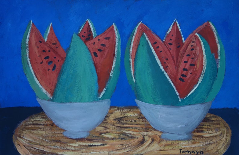 Fine Mexican Art Abstract Modernism Painting Still Life | Etsy