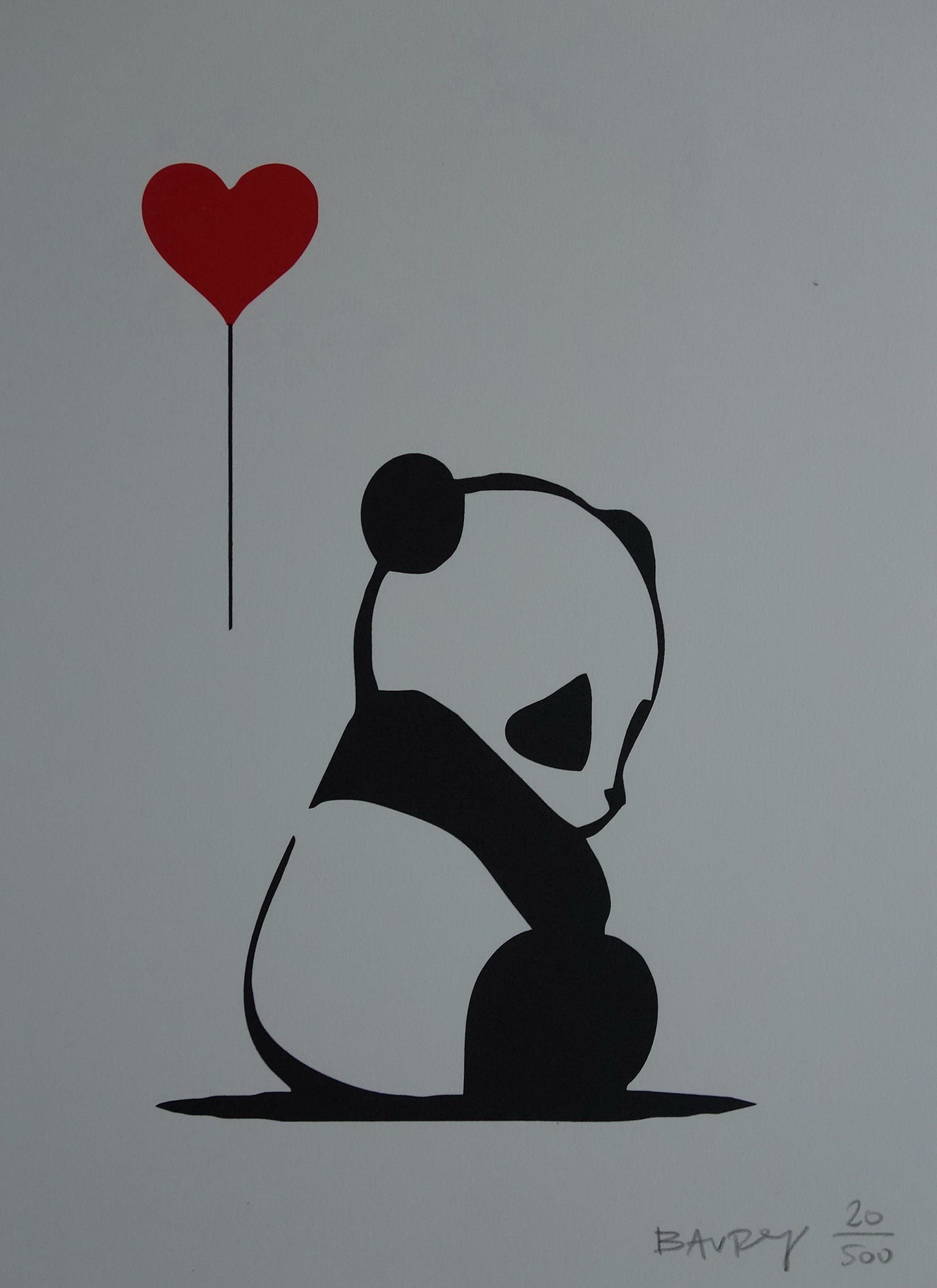 Limited Edition Pop Art Graffiti Panda Silkscreen Serigraph - Etsy