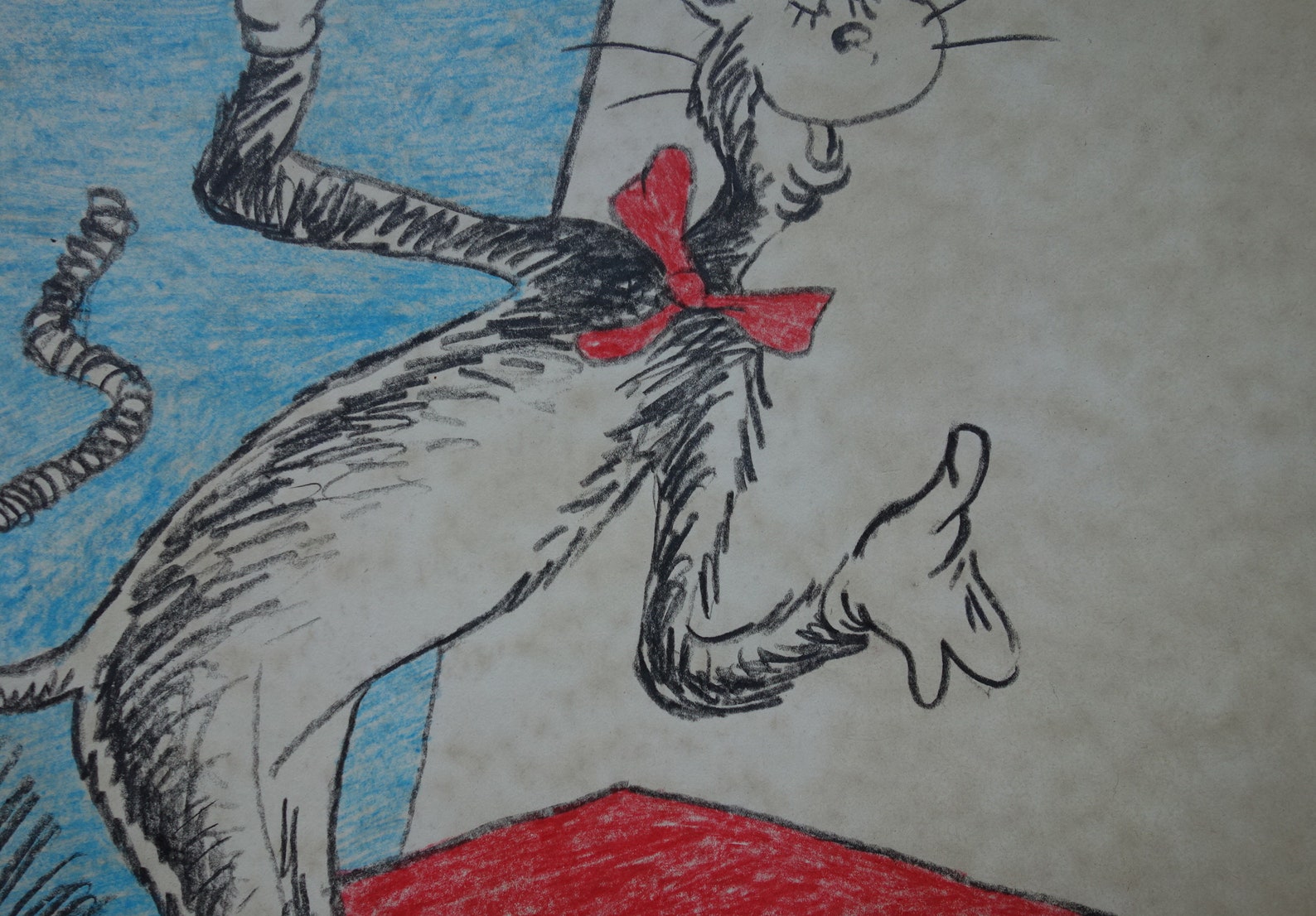 Vintage Cartoon Walt Disney Character Study Drawing Cat | Etsy