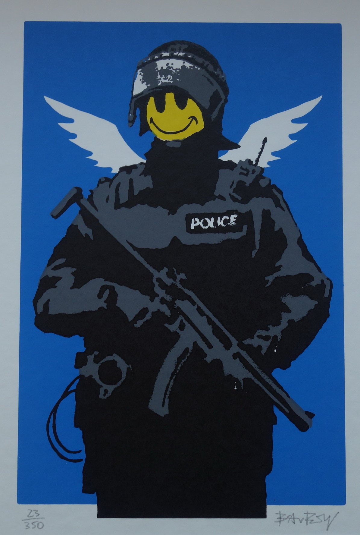 Limited Edition Pop Art Graffiti Angel Silkscreen Serigraph - Etsy