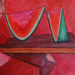 Fine Mexican Art Abstract Modernism Painting Portrait | Etsy