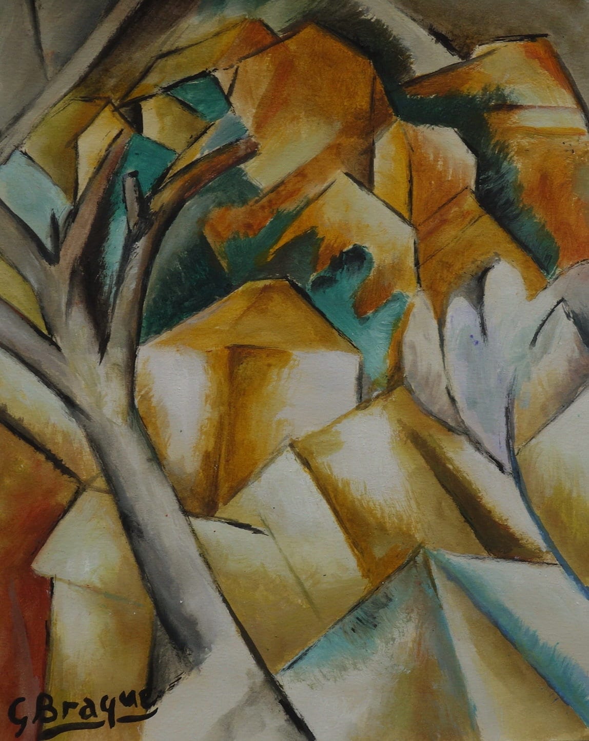Braque Paintings Cubism