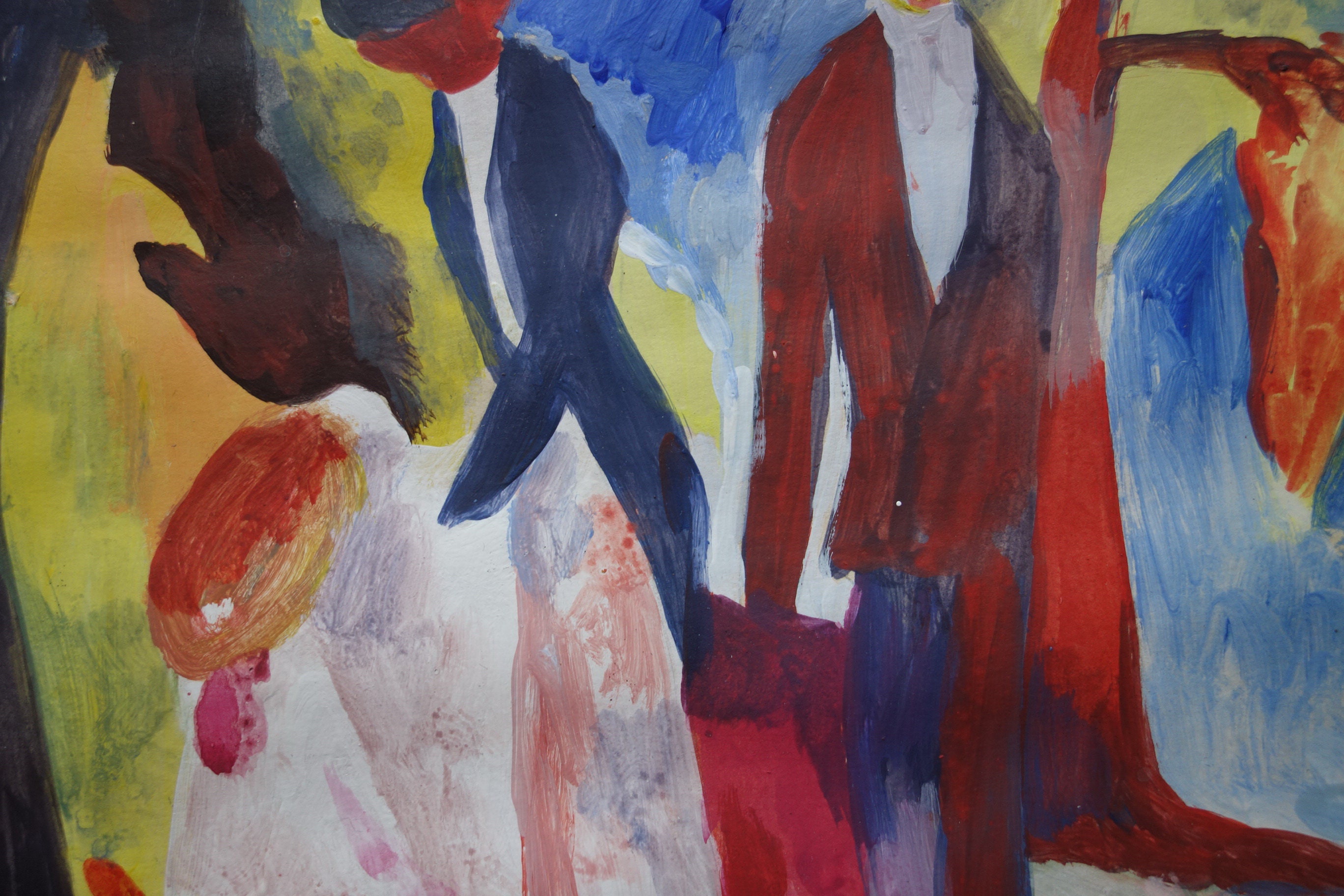 Fine German Rare Figurative Abstract Painting Landscape - Etsy