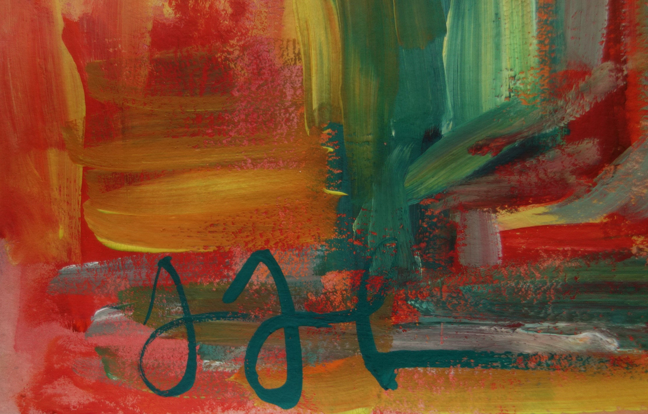 Perfect Abstract Expressionism Unique Painting, Number, Signed ...