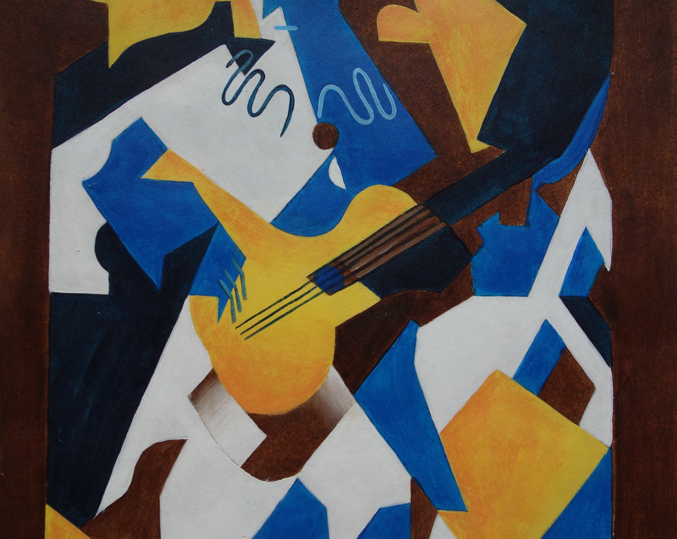 Fine French Cubism Picasso Era Original Portrait Painting, Signed - Etsy