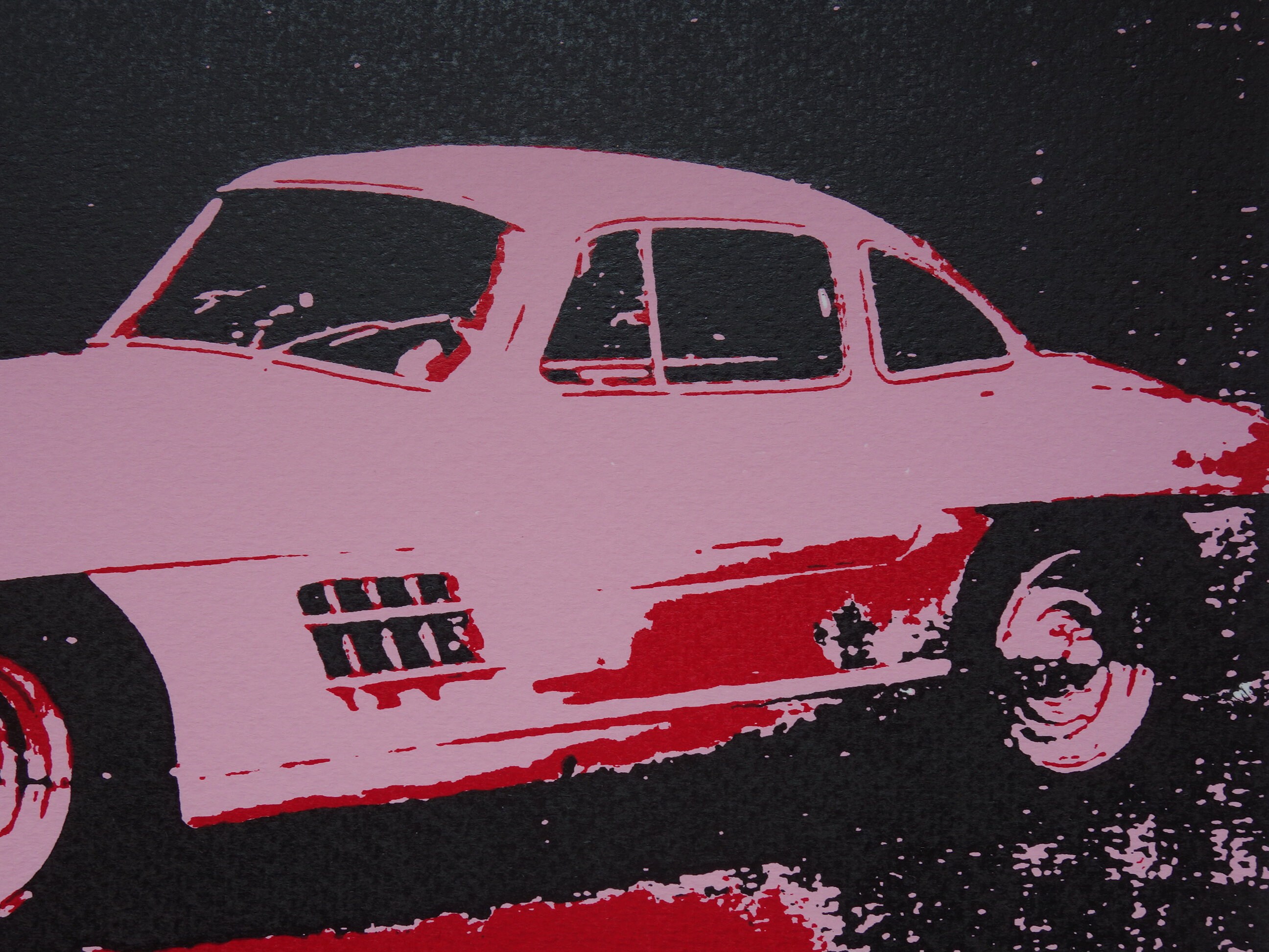 Fine POP ART Car Limited edition silkscreen serigraph Warhol | Etsy