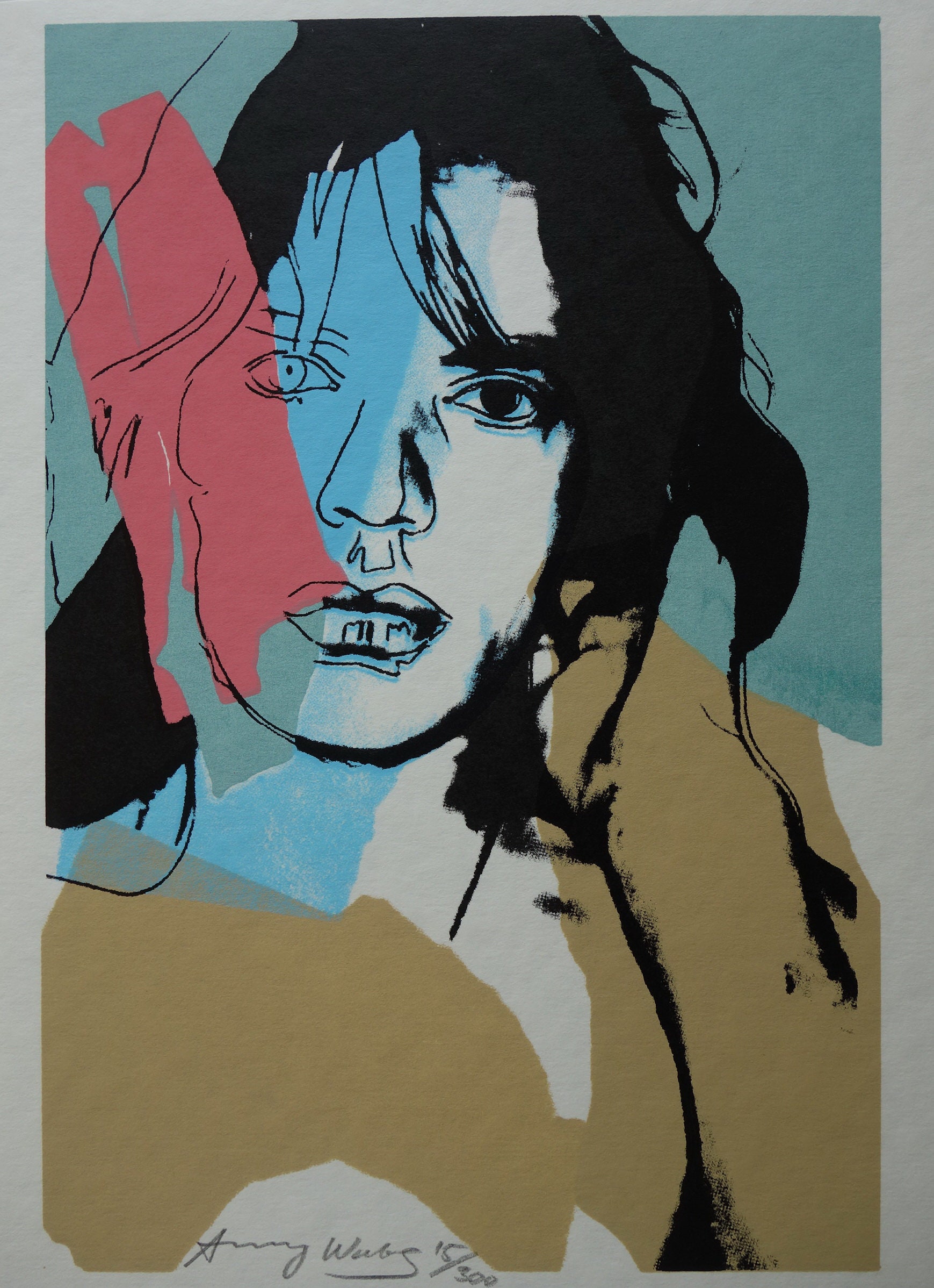 Fine POP ART Jagger Limited Edition Silkscreen Serigraph, Warhol ...