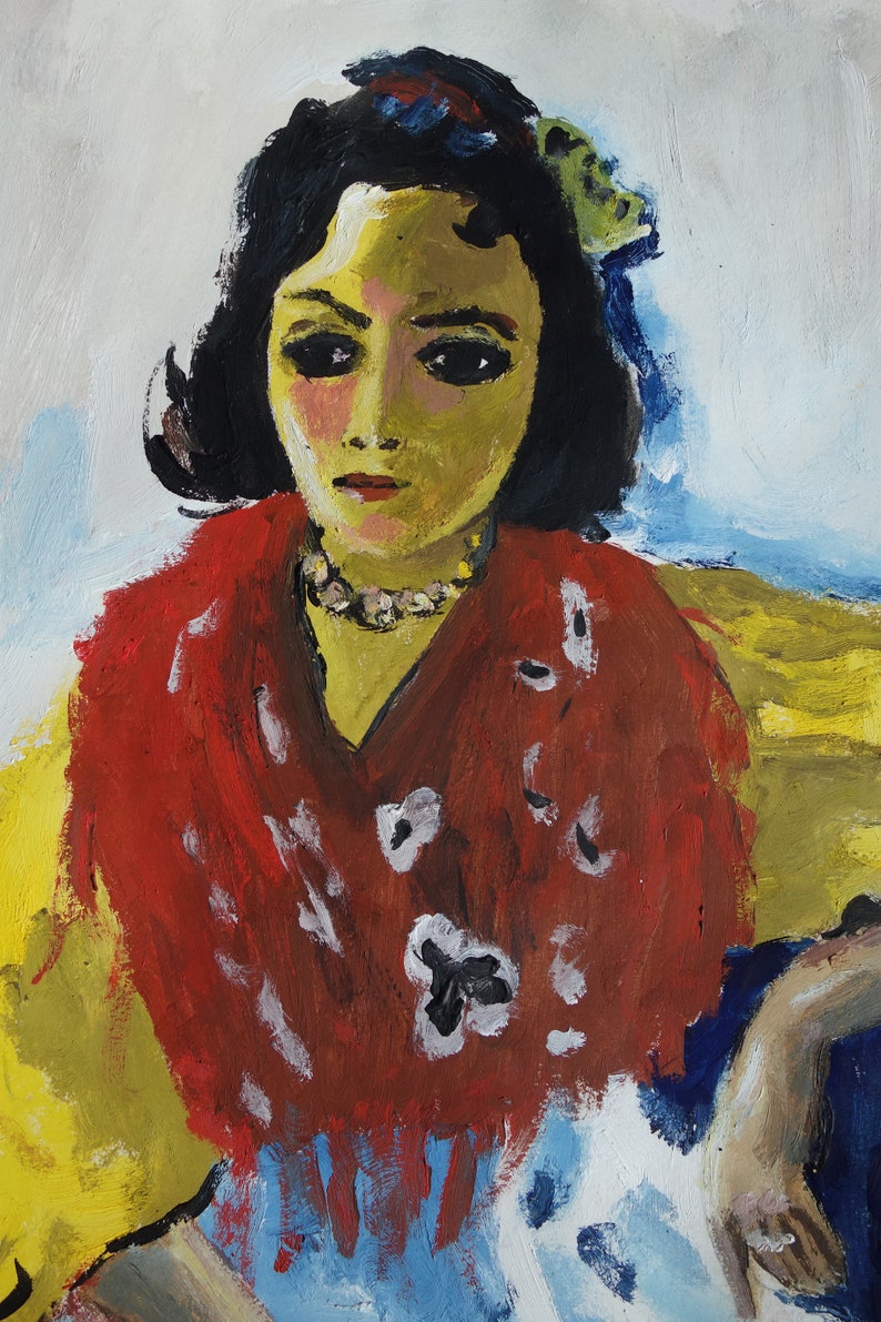 Early Expressionism Oil Portrait Painting Signed Matisse - Etsy