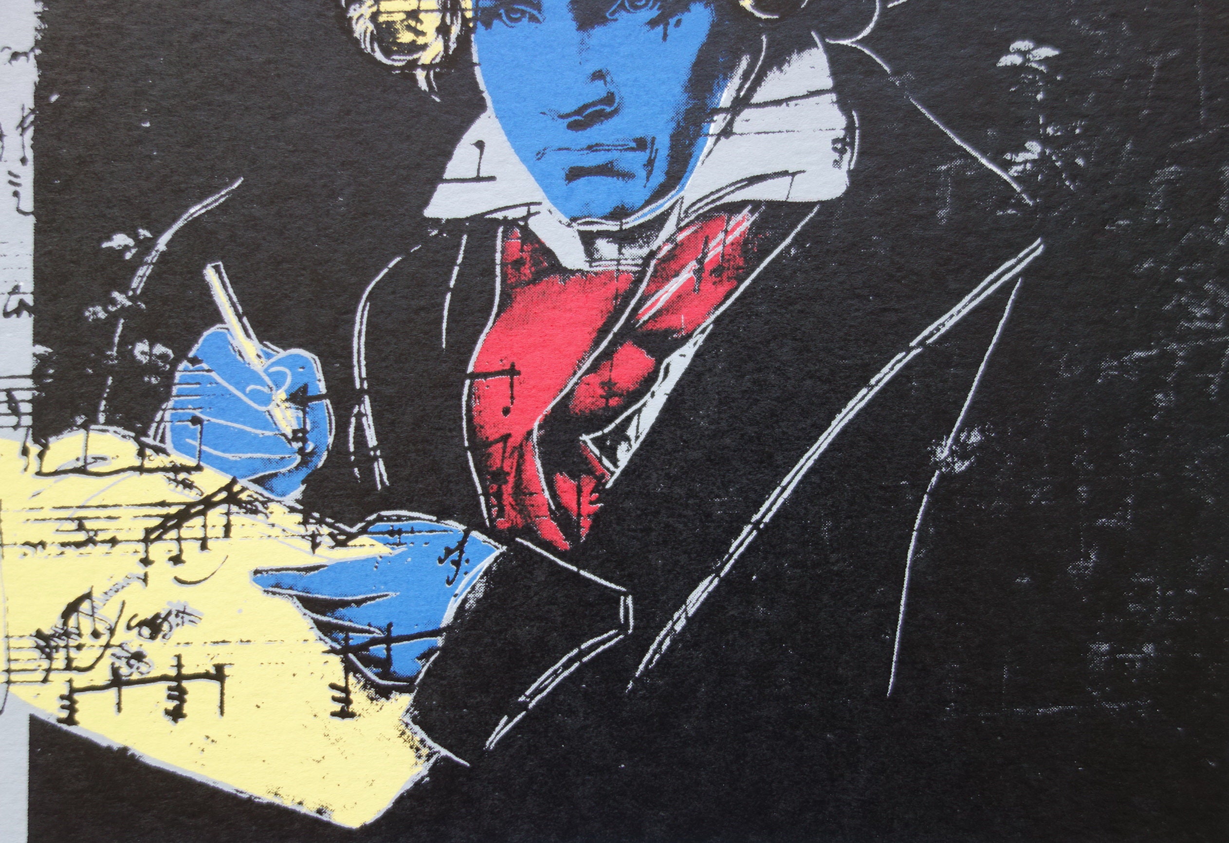 Fine POP ART Ludwig Van Beethoven Limited Edition Silkscreen | Etsy