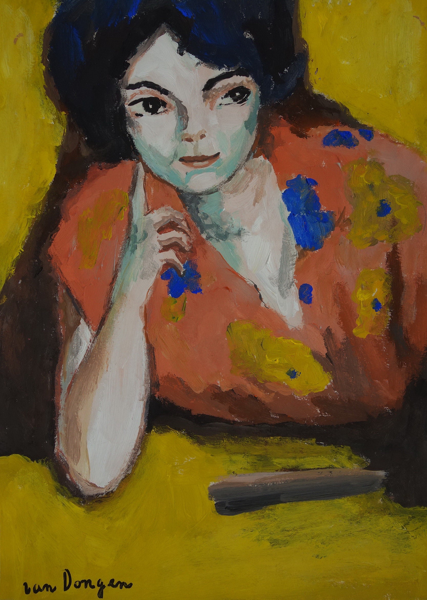 Early Expressionism Oil Portrait Painting Signed Matisse | Etsy