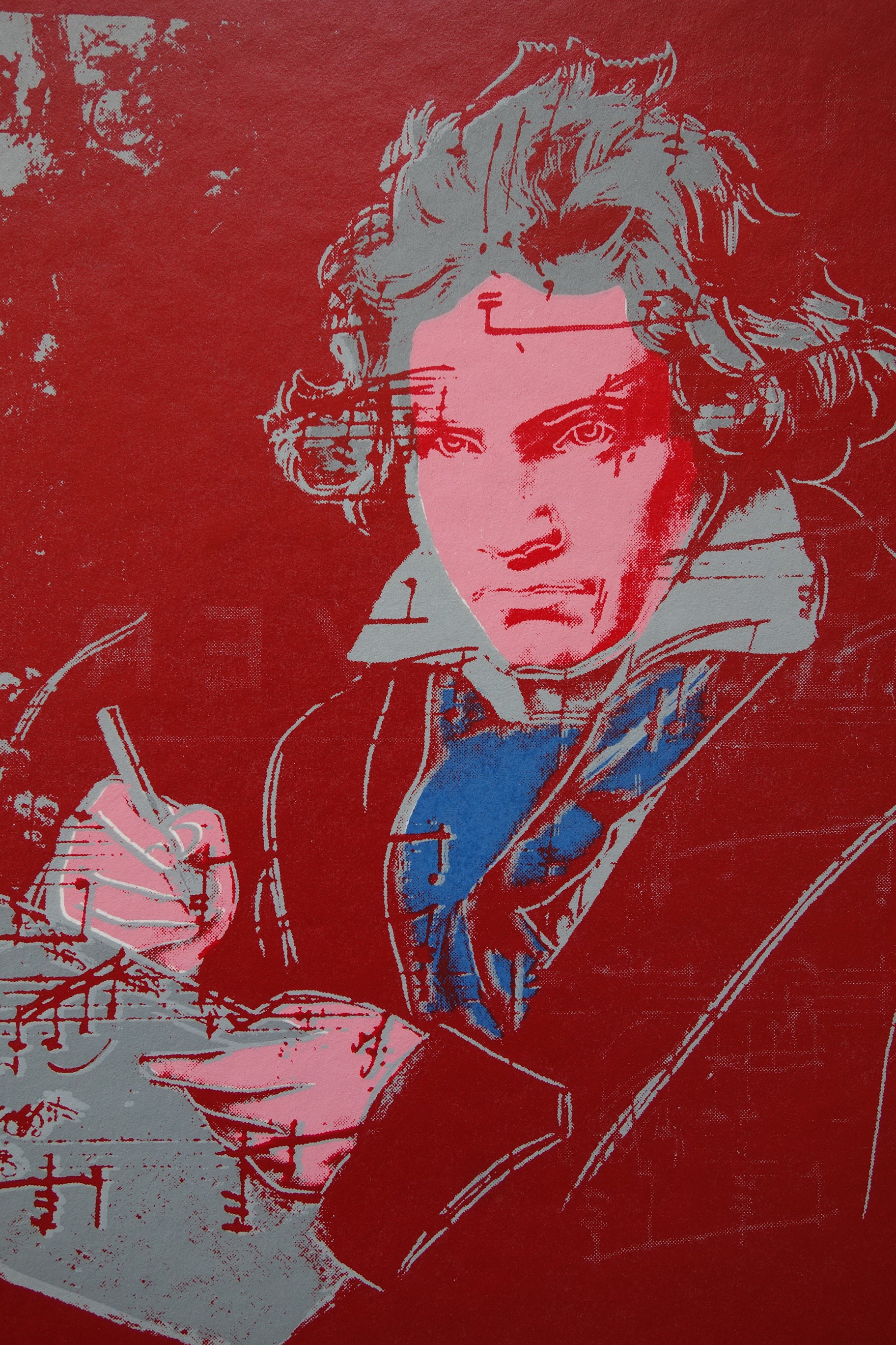 Fine POP ART Ludwig Van Beethoven Limited Edition Silkscreen - Etsy