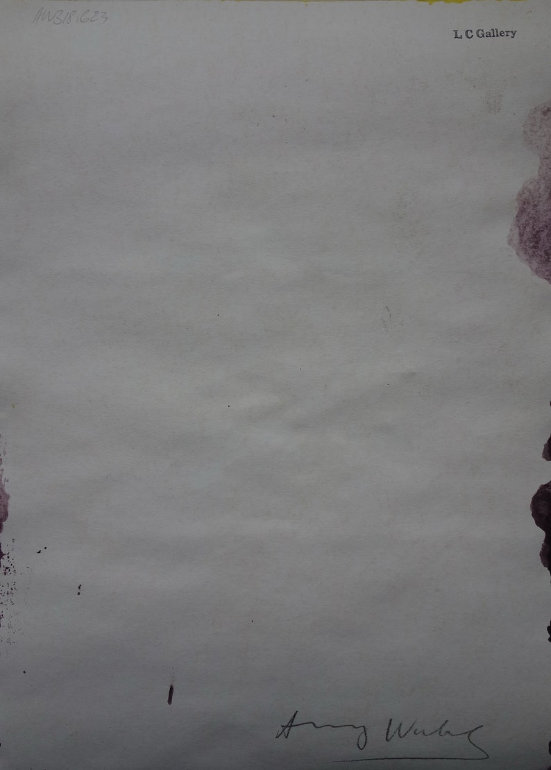 Fine Unique Pop Art Painting – Polo Player, Signed, Andy Warhol - Etsy