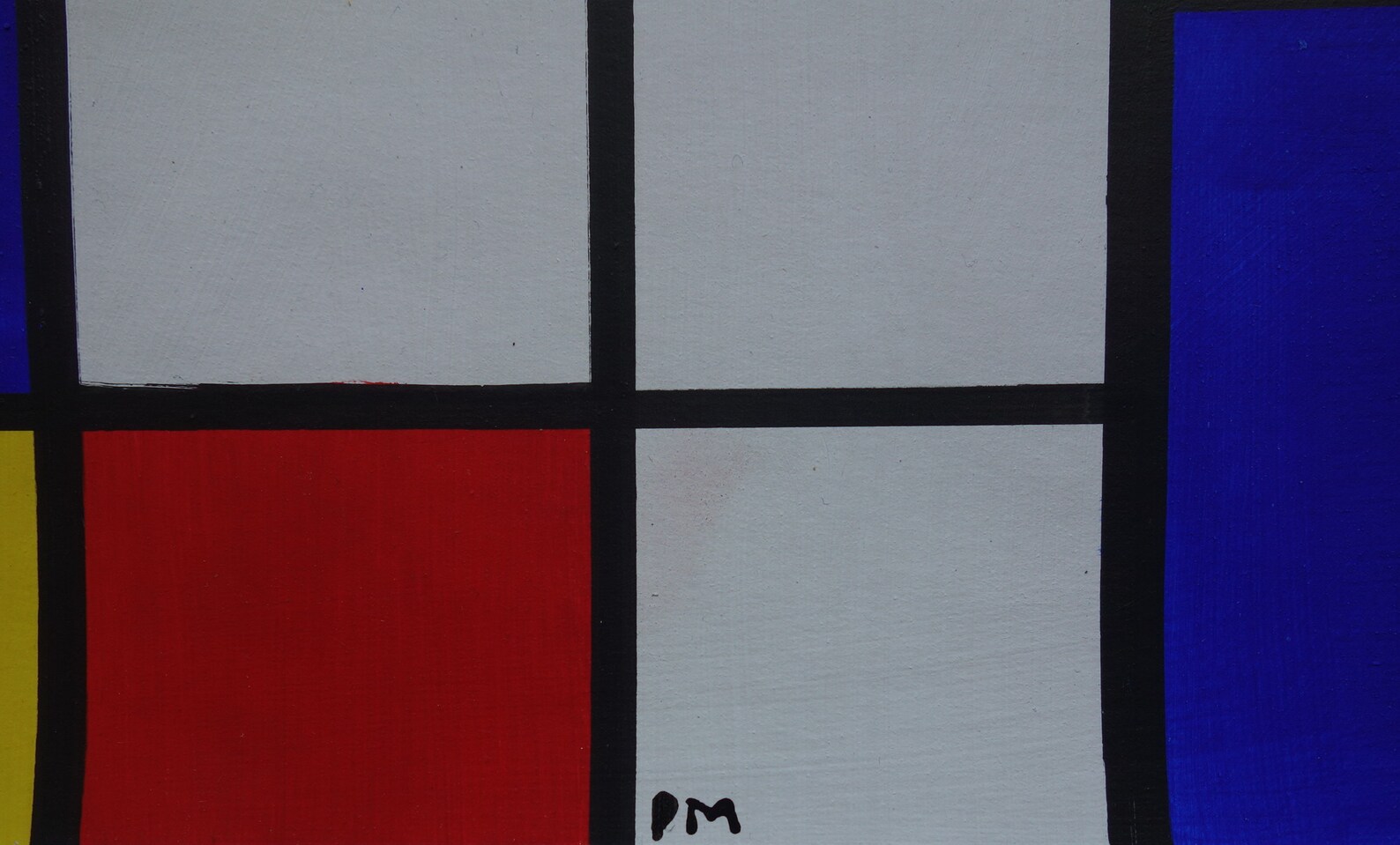 Fine Abstract Expressionism Painting, Minimalism, Signed Piet Mondrian ...