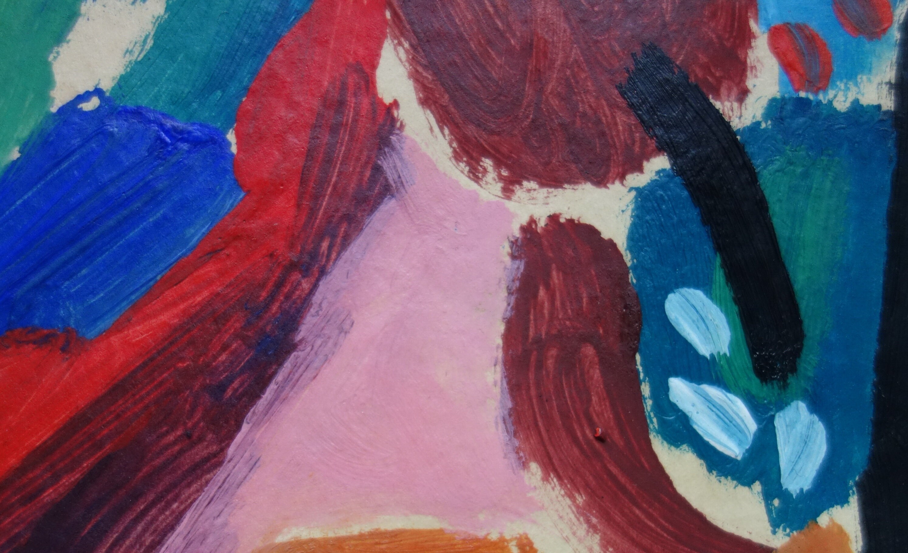 Fine Art Rare Early Abstract Painting Landscape Signed & - Etsy