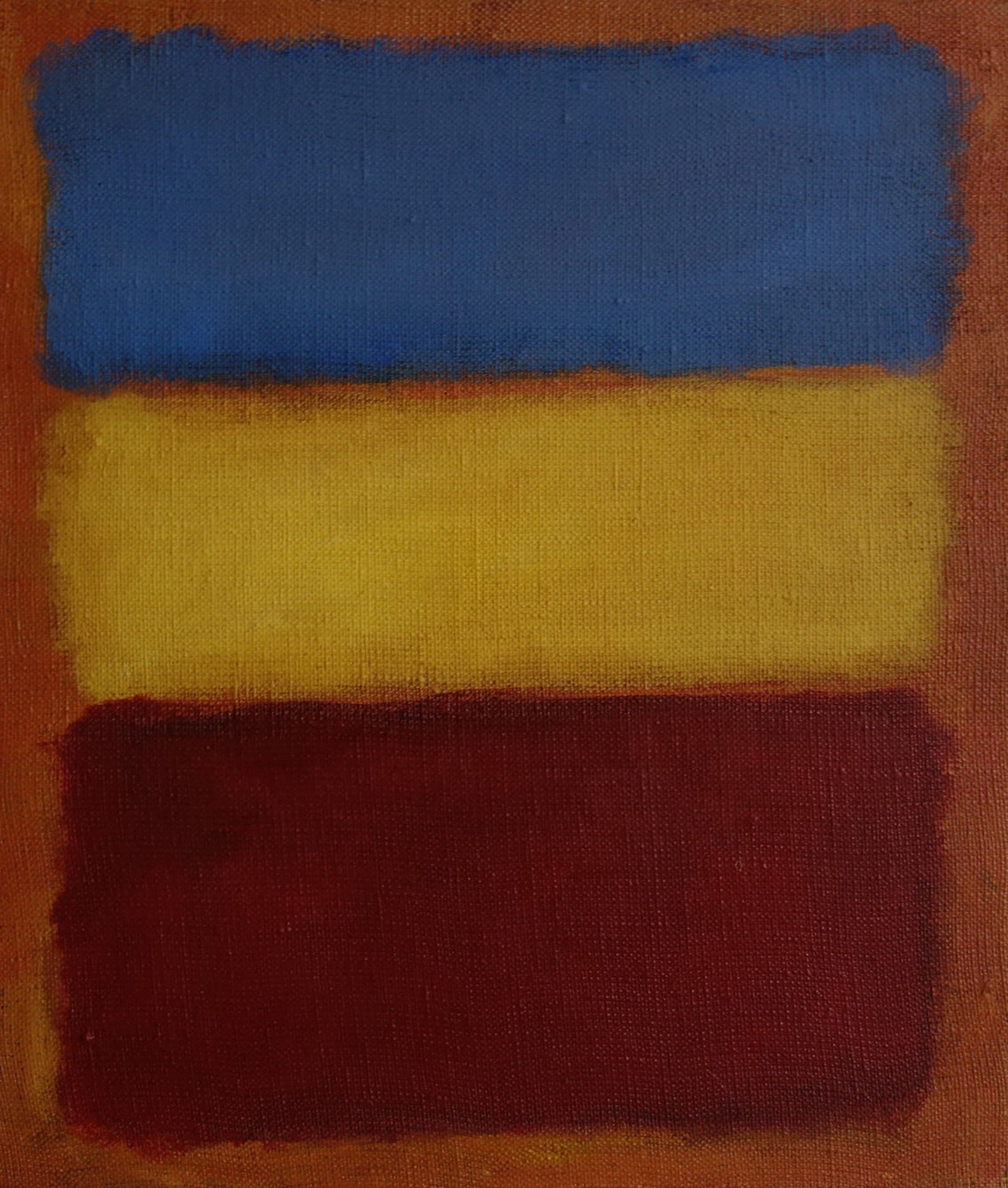 Fine American Abstract Expressionist Painting, Marked & Signed, Mark ...