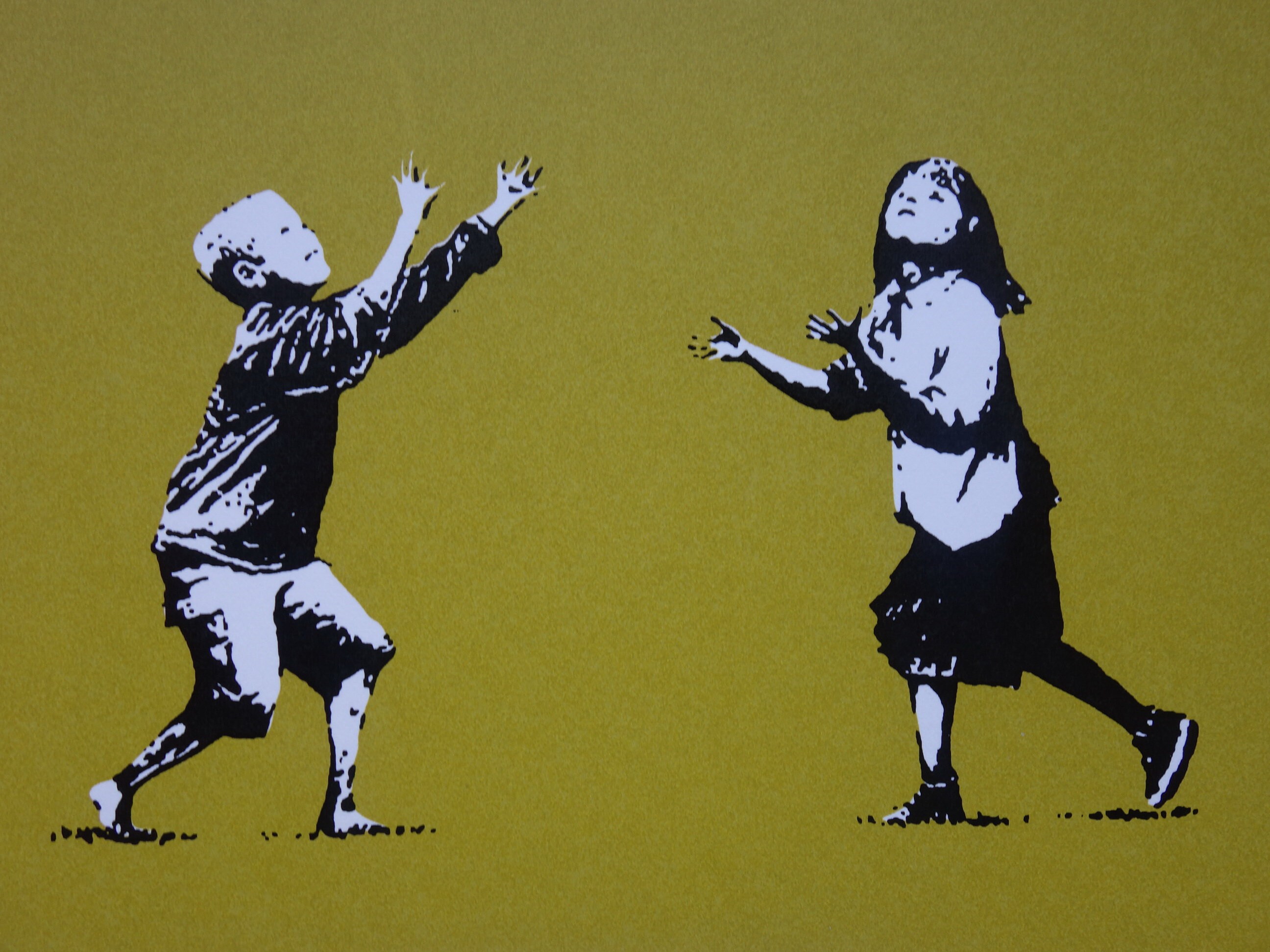 Limited Edition Pop Art Graffiti Boy and Girl Silkscreen - Etsy