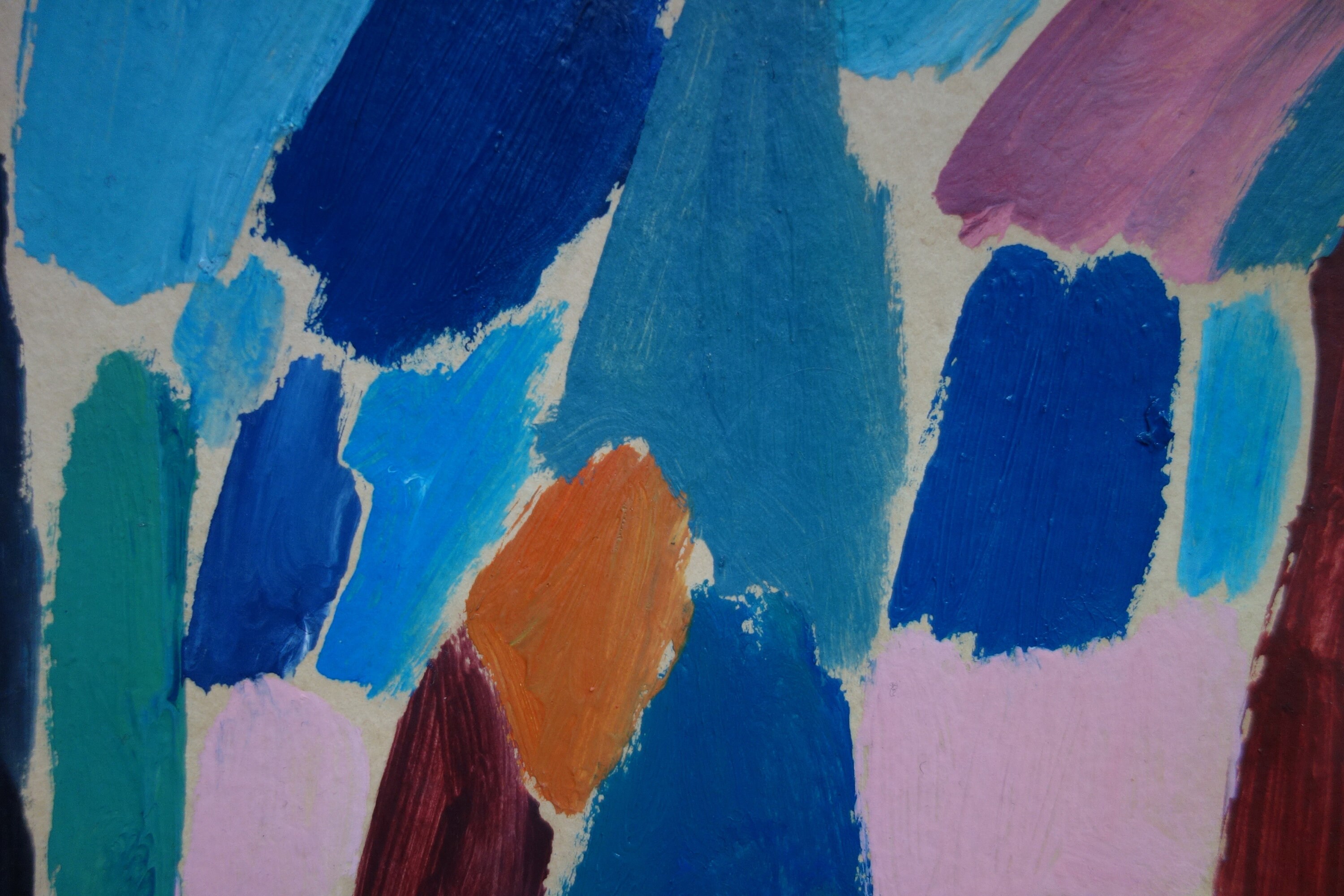 Fine Art Rare Early Abstract Painting Landscape Signed & - Etsy