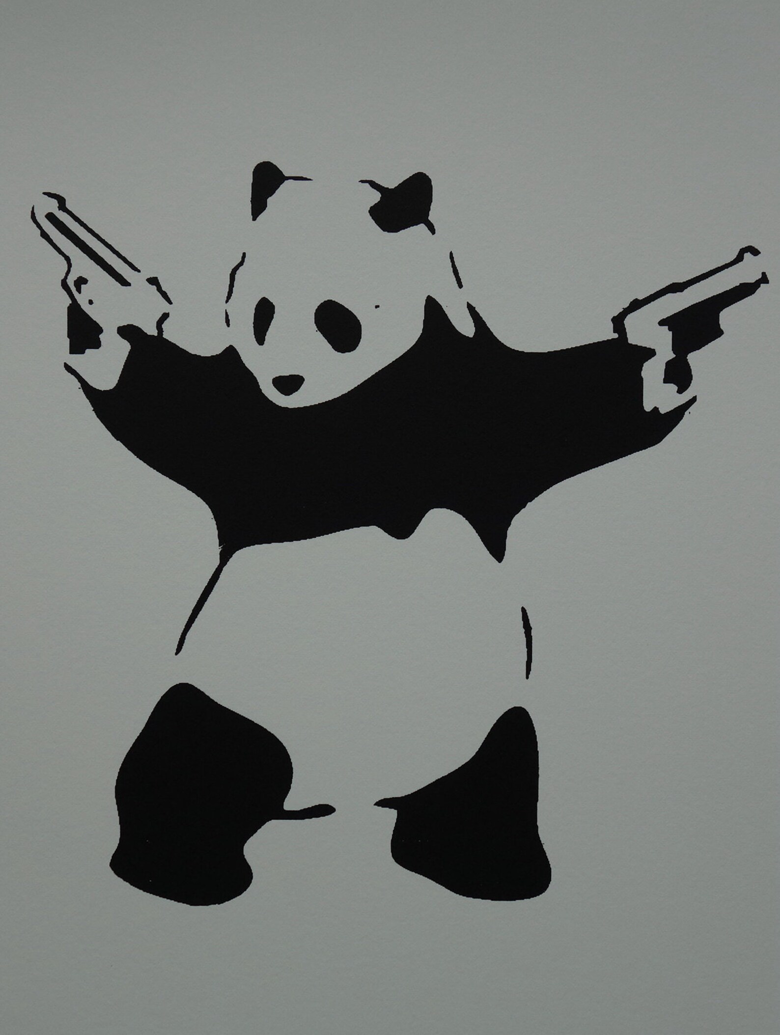 Limited Edition Pop Art Graffiti Panda Silkscreen Serigraph, Signed ...