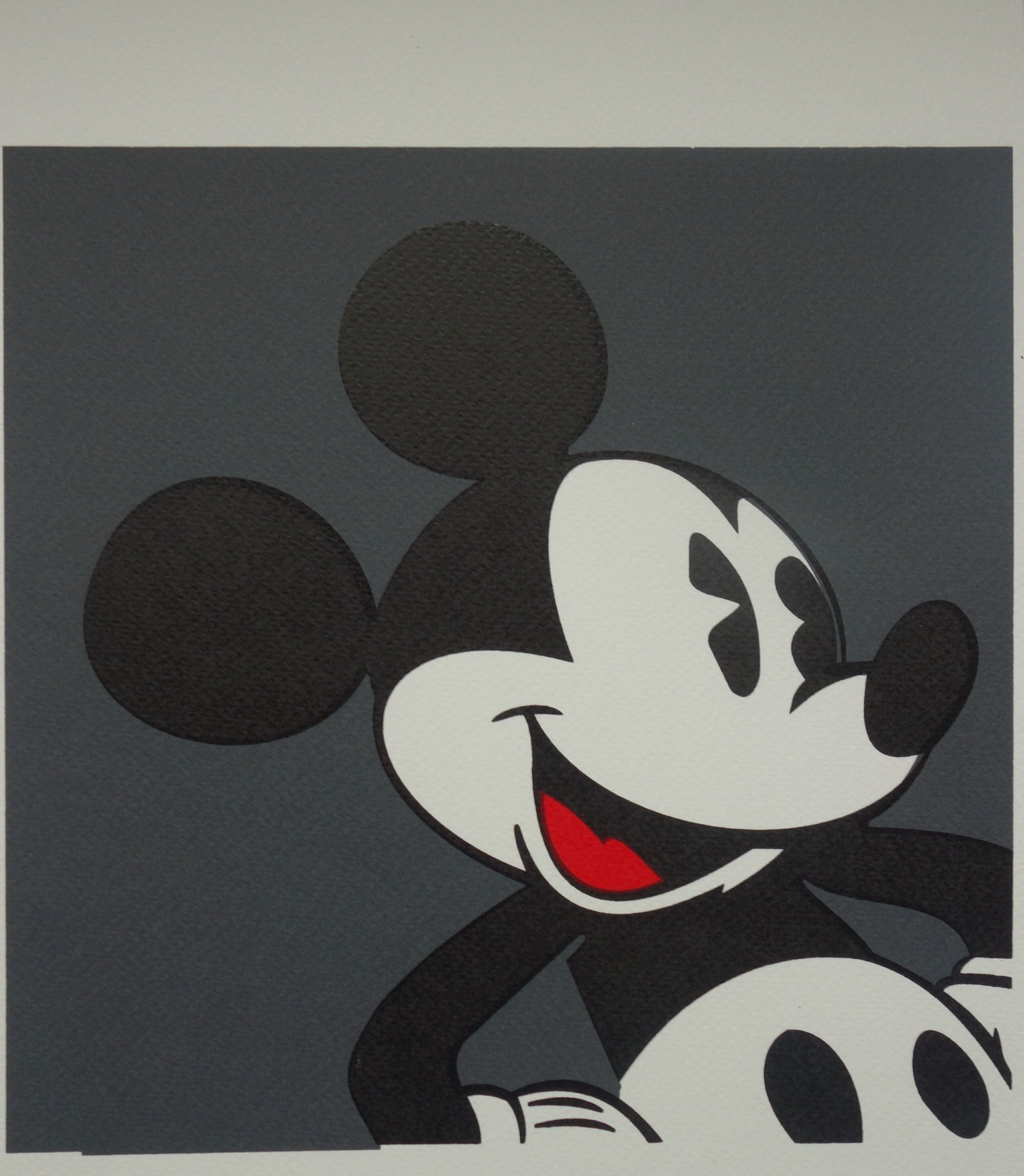 Fine POP ART Mickey Mouse Limited Edition Silkscreen - Etsy