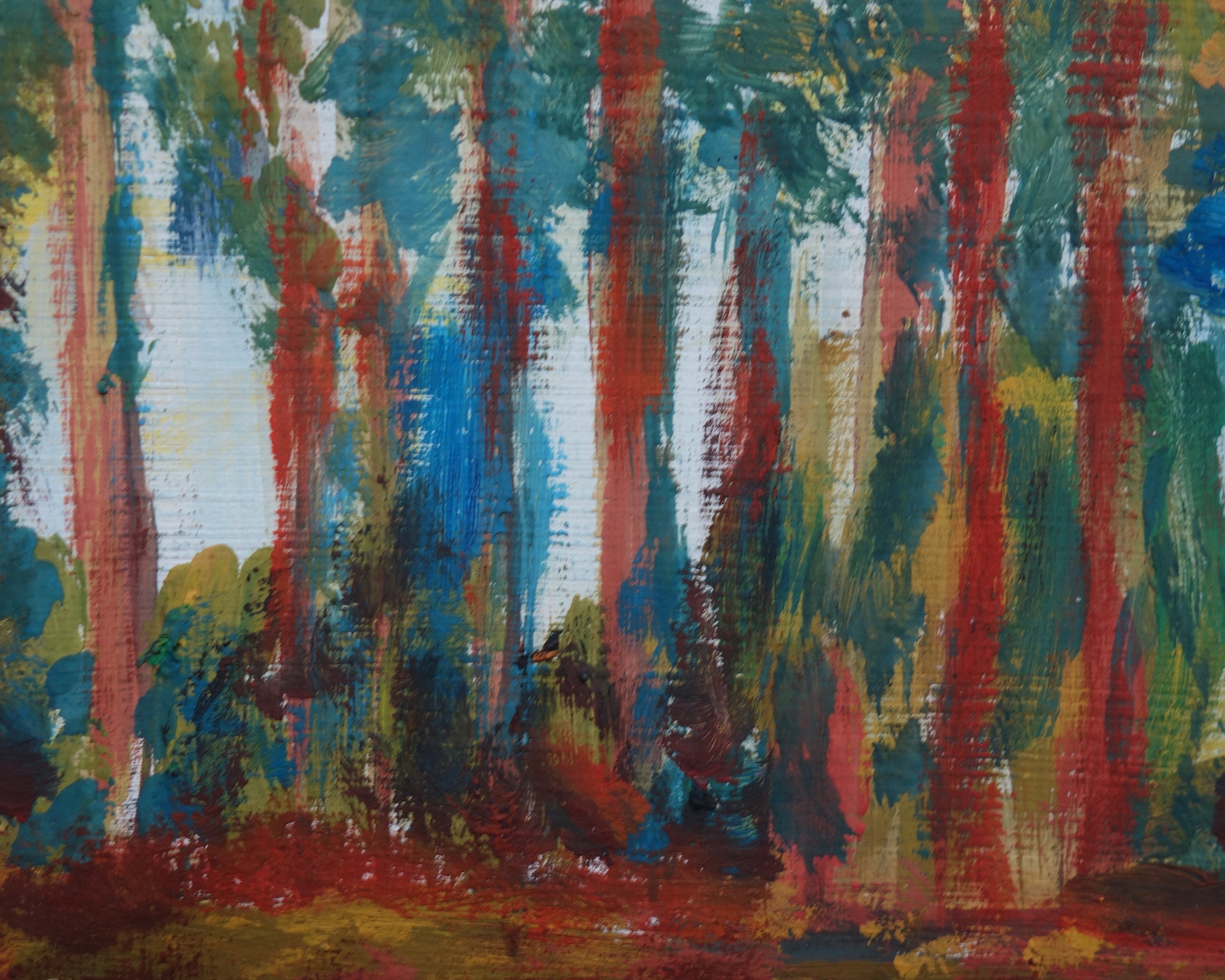 Fine Impressionist, Oil Painting Riverside, Signed, Claude Monet - Etsy