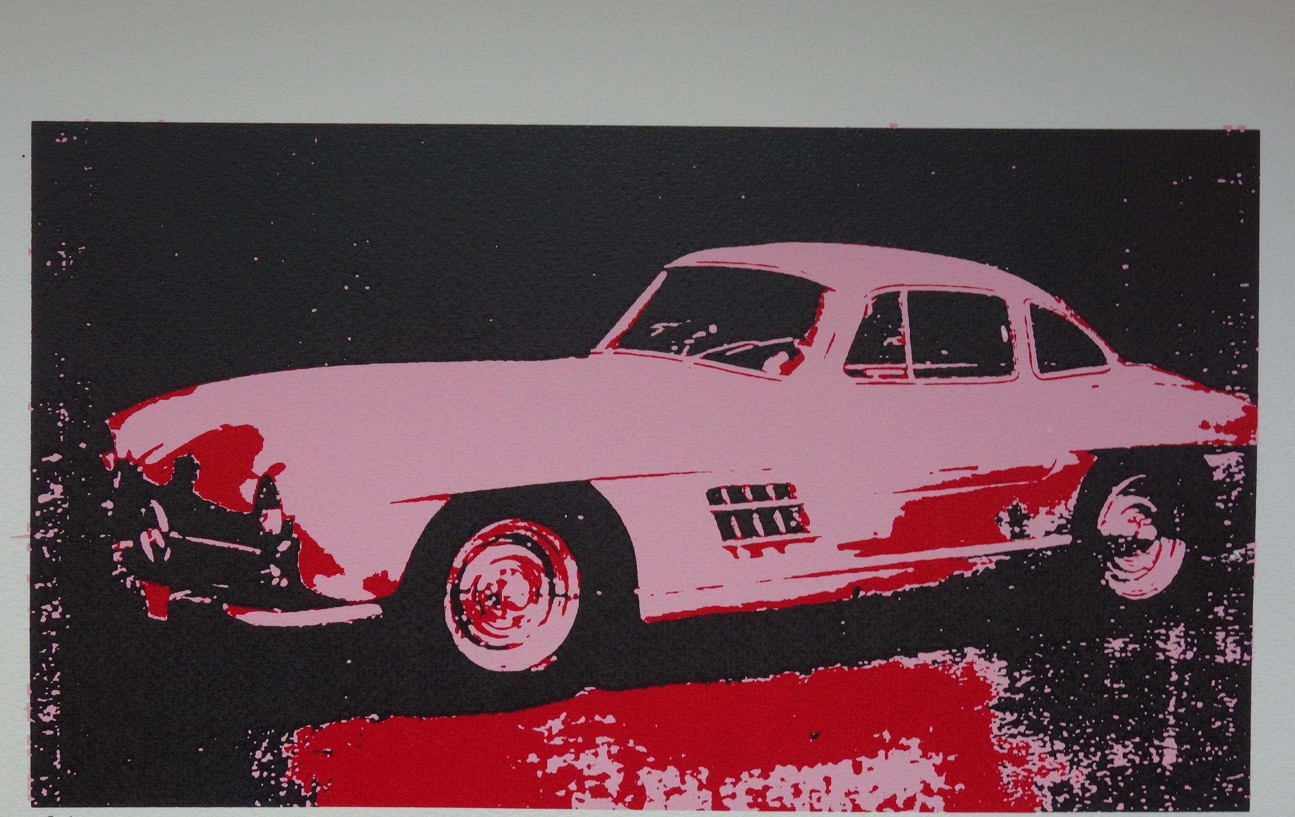 Fine POP ART Car Limited edition silkscreen serigraph Warhol | Etsy