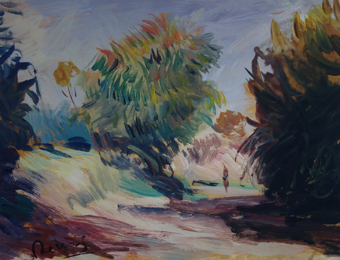 Fine Art, Rare Impressionist Painting – Landscape, Signed, Pierre ...