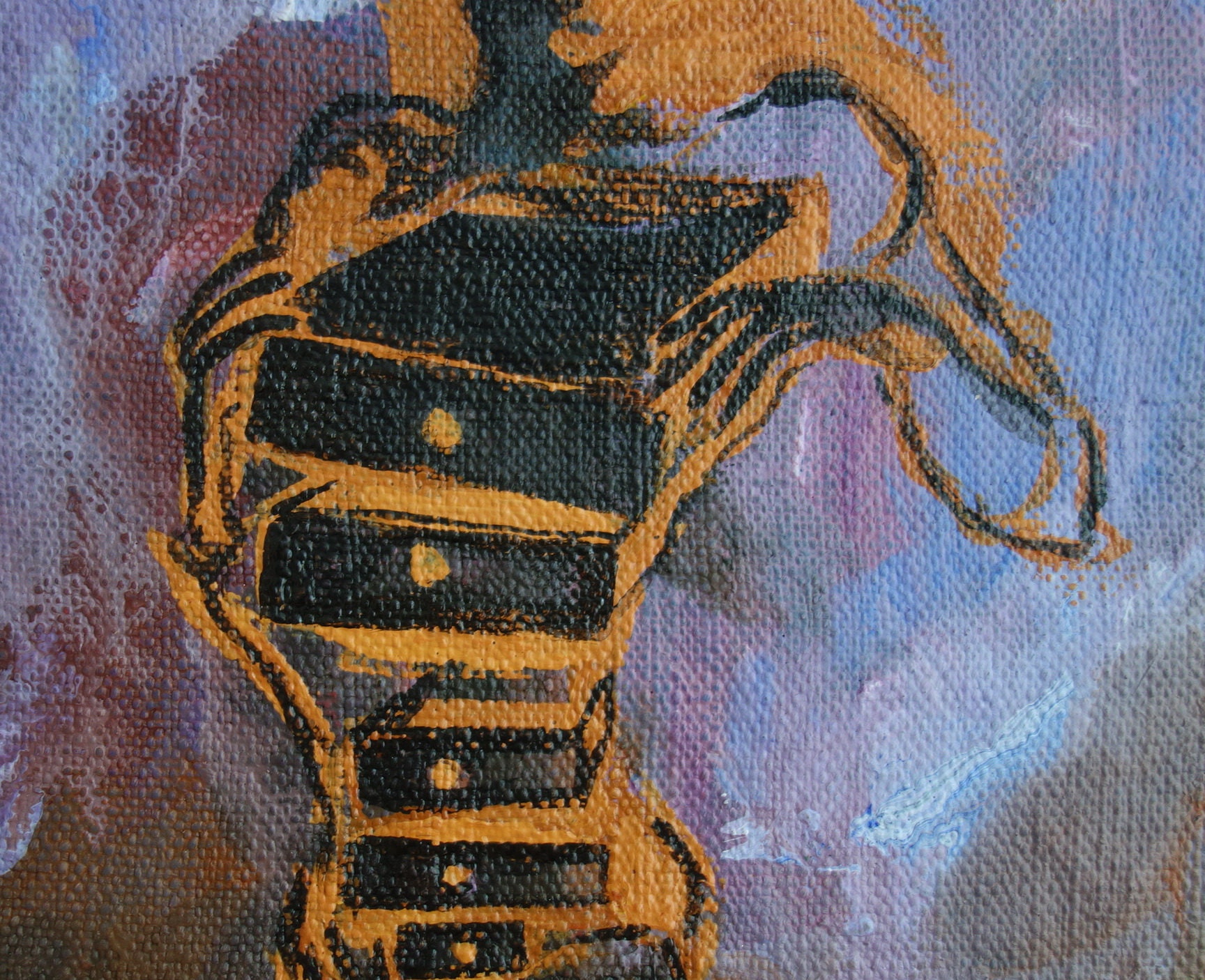 Fine Art, Rare Surrealism Painting – Figure With Drawers, Signed ...