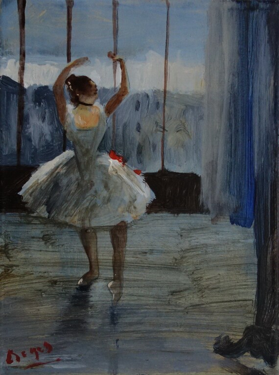 Ballet Dancer Painting Impressionist