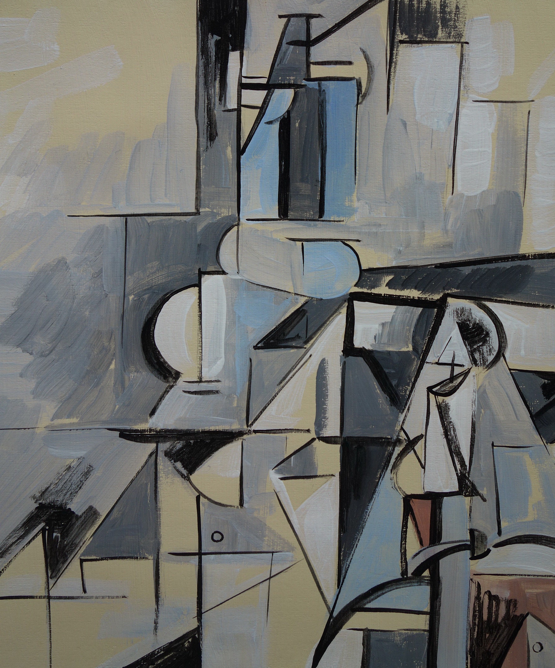 Remarkable French Cubist Still Life Painting, Picasso Braque Era ...