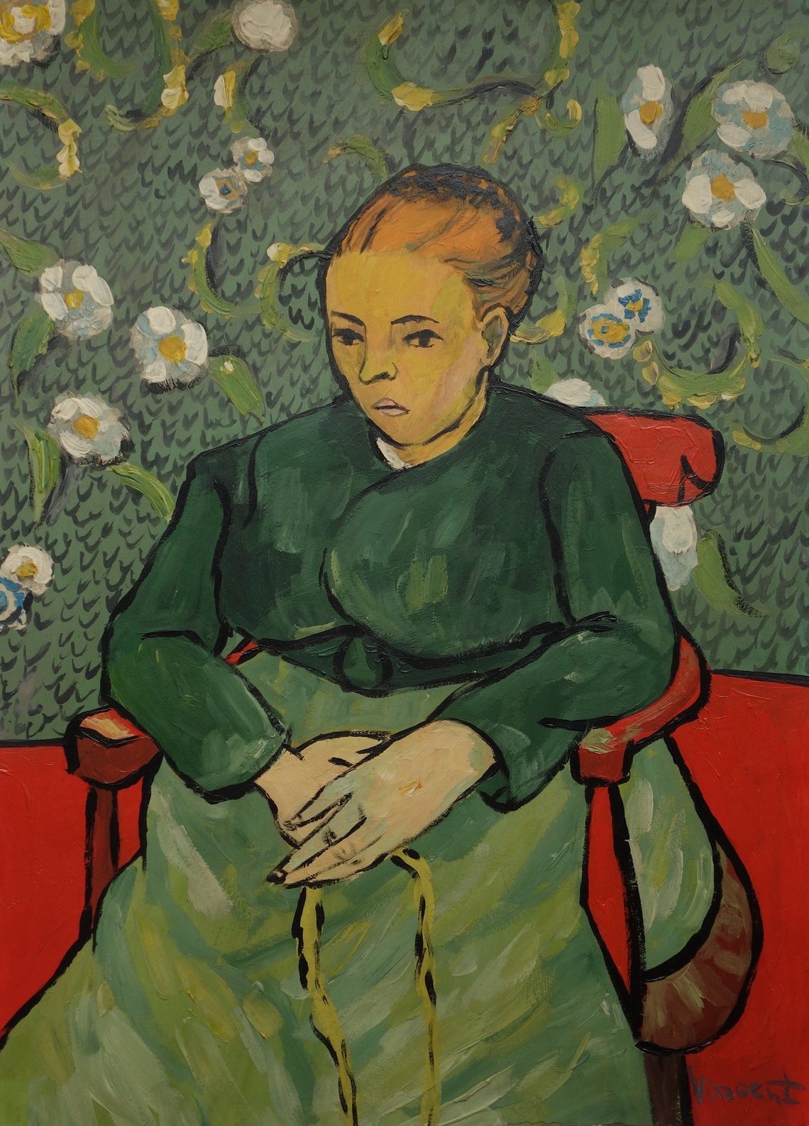 Fine Post Impressionist Oil Painting Portrait of a Woman - Etsy