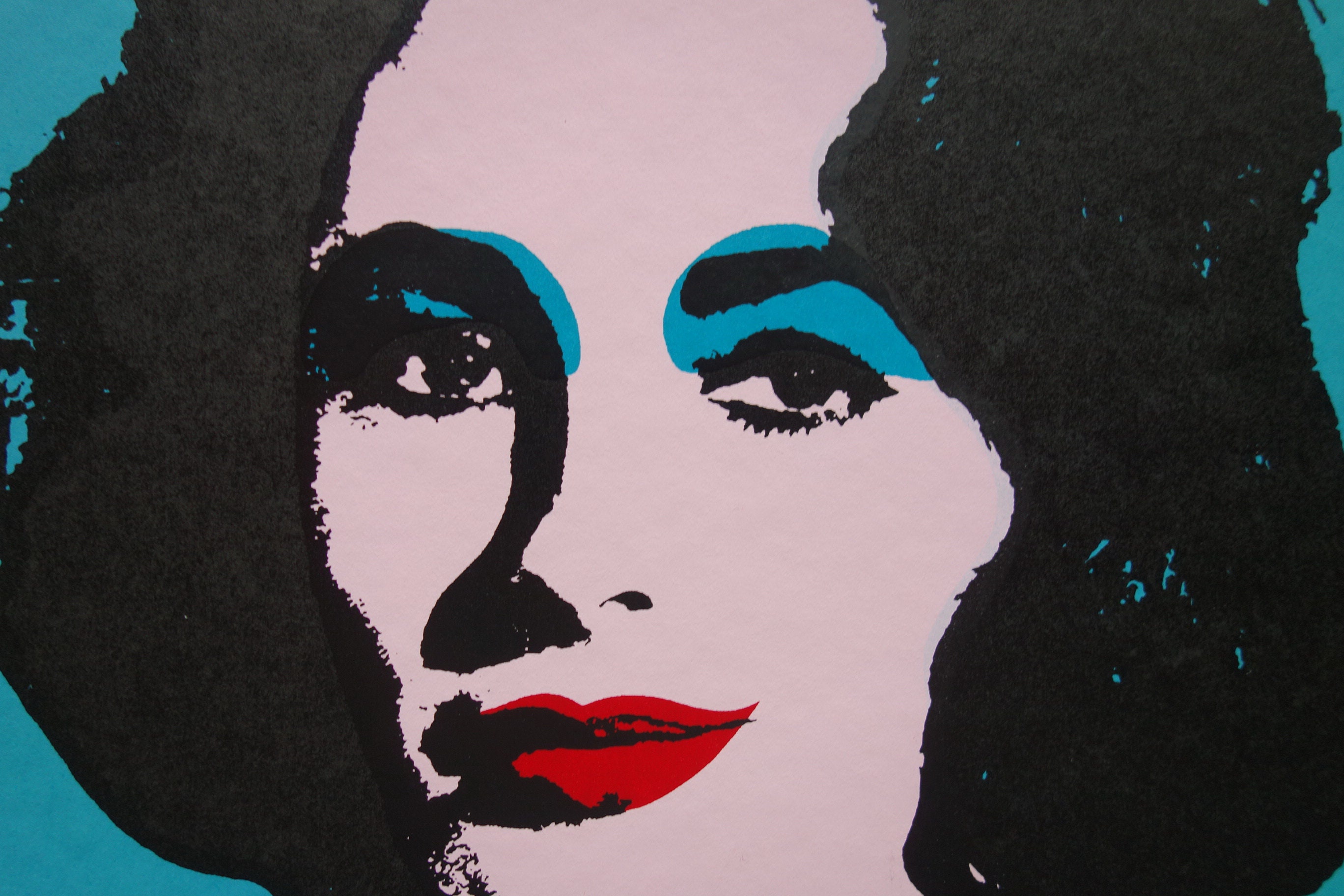 Fine POP ART Limited Edition Silkscreen Serigraph - Elizabeth Taylor ...