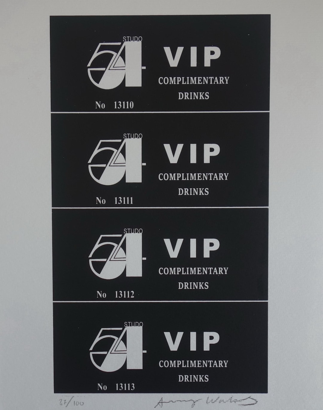 Fine POP ART Studio 54 Limited Edition Silkscreen Serigraph, Warhol ...