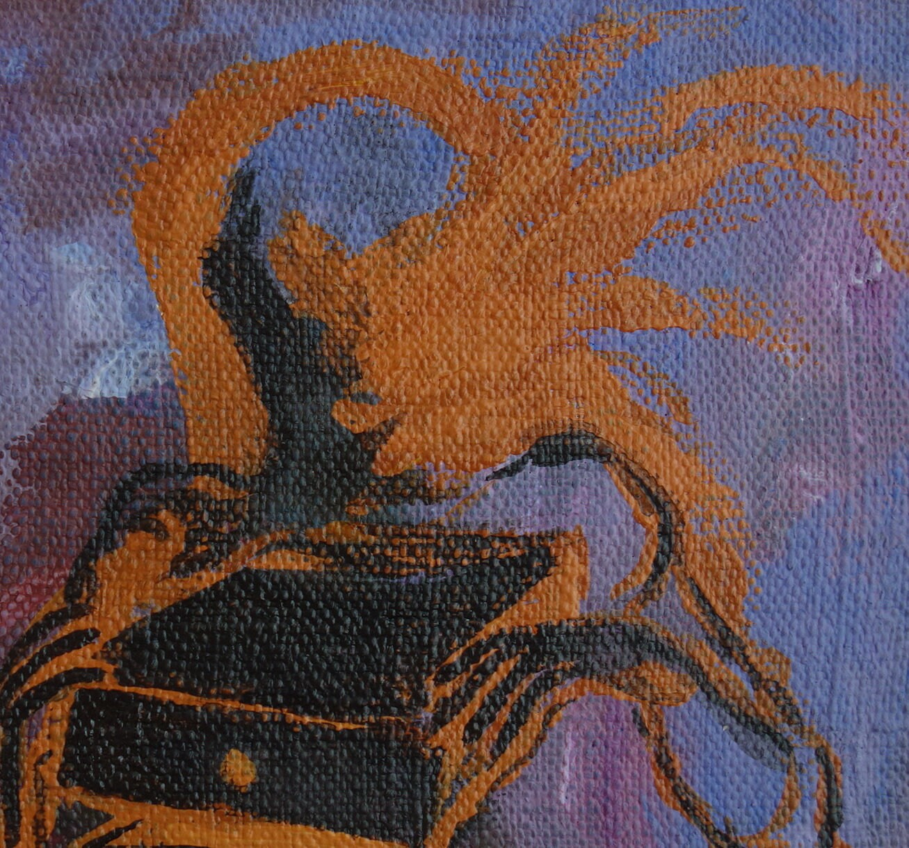 Fine Art, Rare Surrealism Painting Figure With Drawers, Signed ...