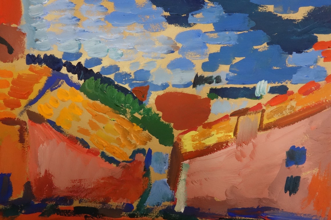 Fine French Fauvism Matisse Derain Era Original Landscape - Etsy