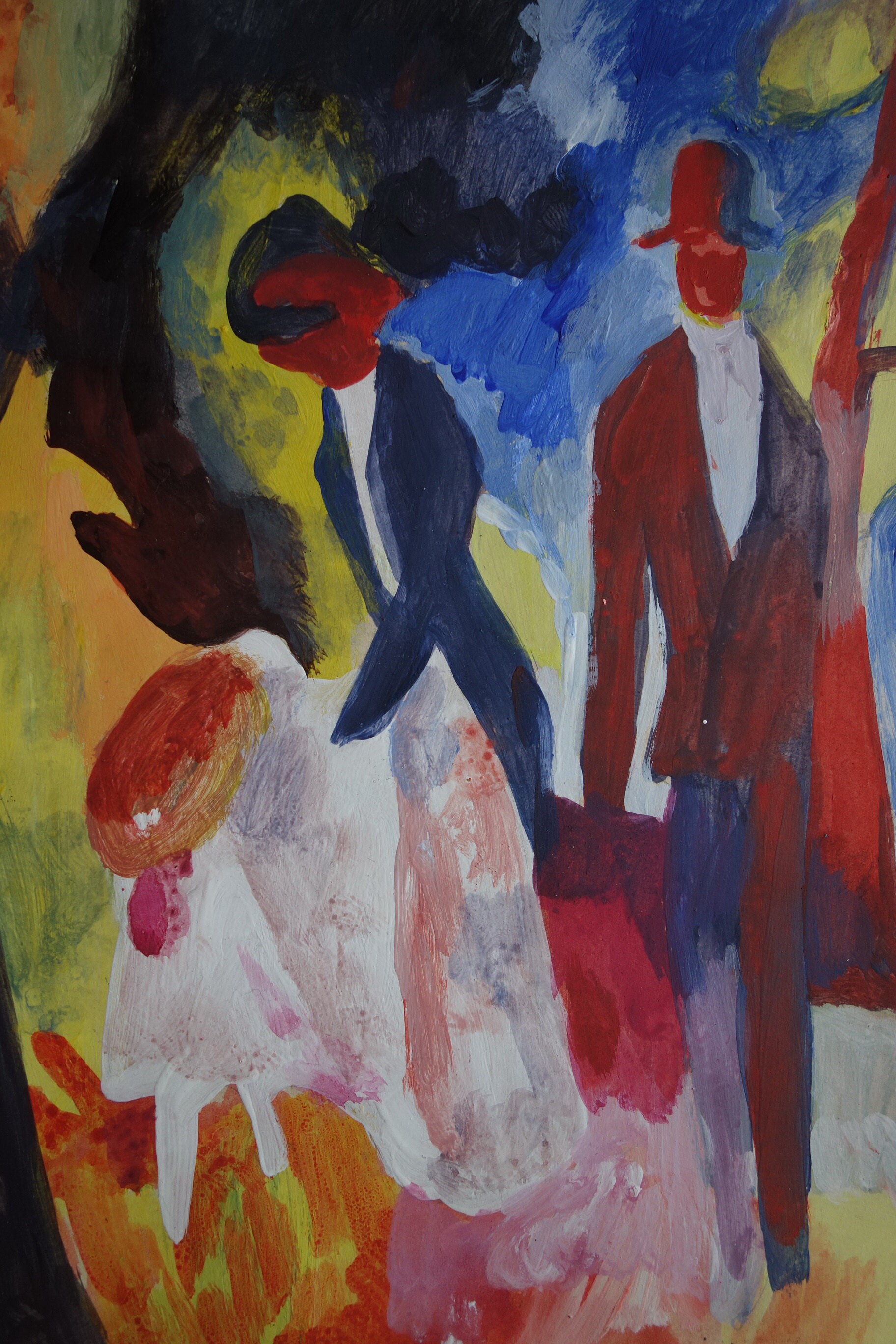 Fine German Rare Figurative Abstract Painting Landscape - Etsy