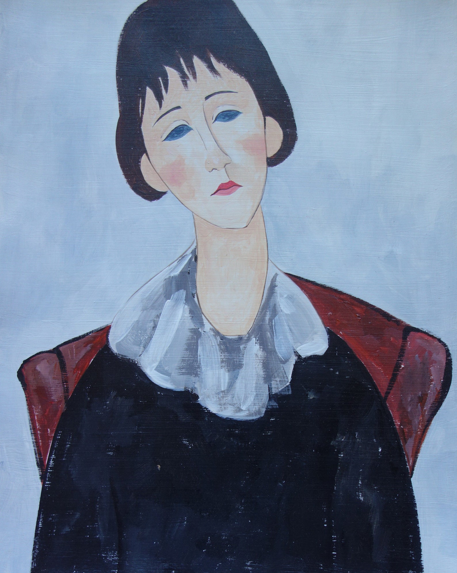 Fine Modernist Unique Oil Portrait Painting Signed - Etsy