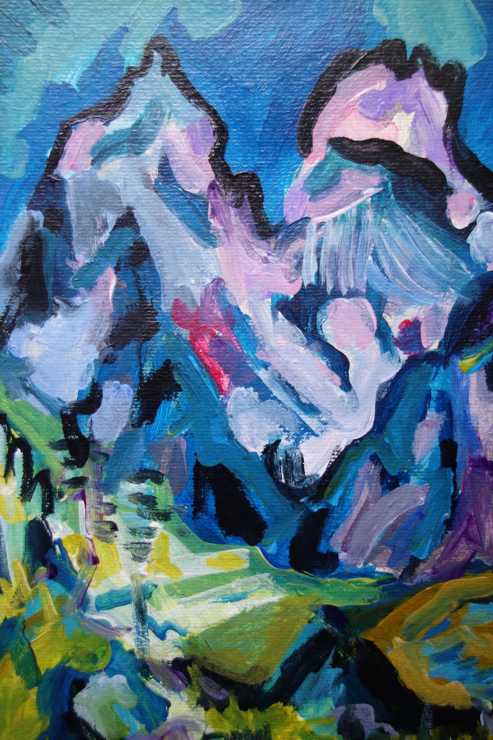 Early German Expressionism Abstract Original Oil Landscape | Etsy