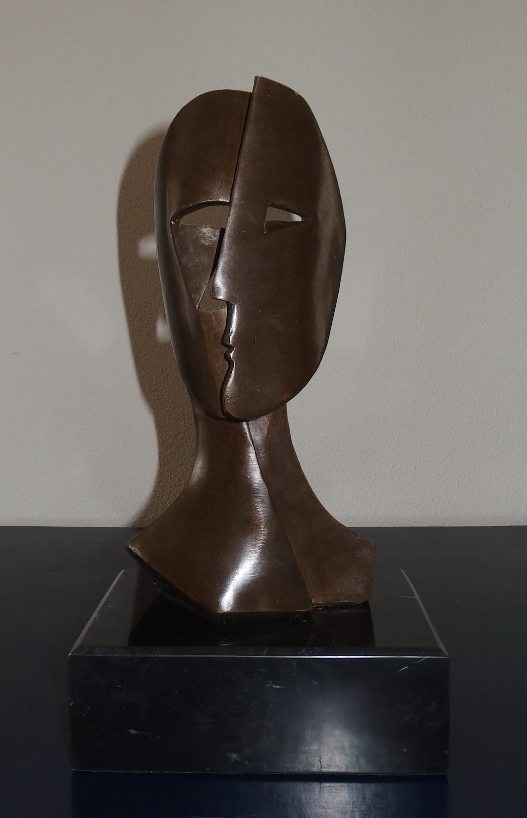 Offering Rare Cubist Bronze Sculpture – Bust of a Woman, Signed, Pablo ...