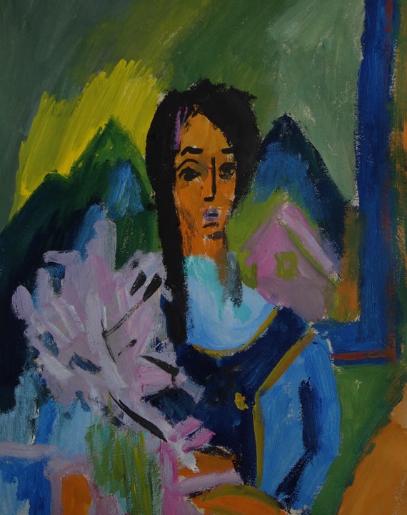 German Expressionist Portrait Painting