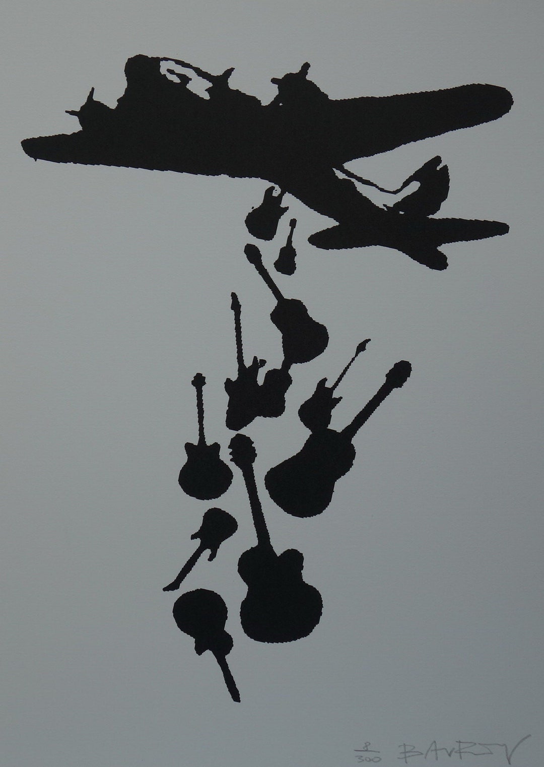 Limited Edition Pop Art Graffiti Silkscreen Serigraph - Airplane ...