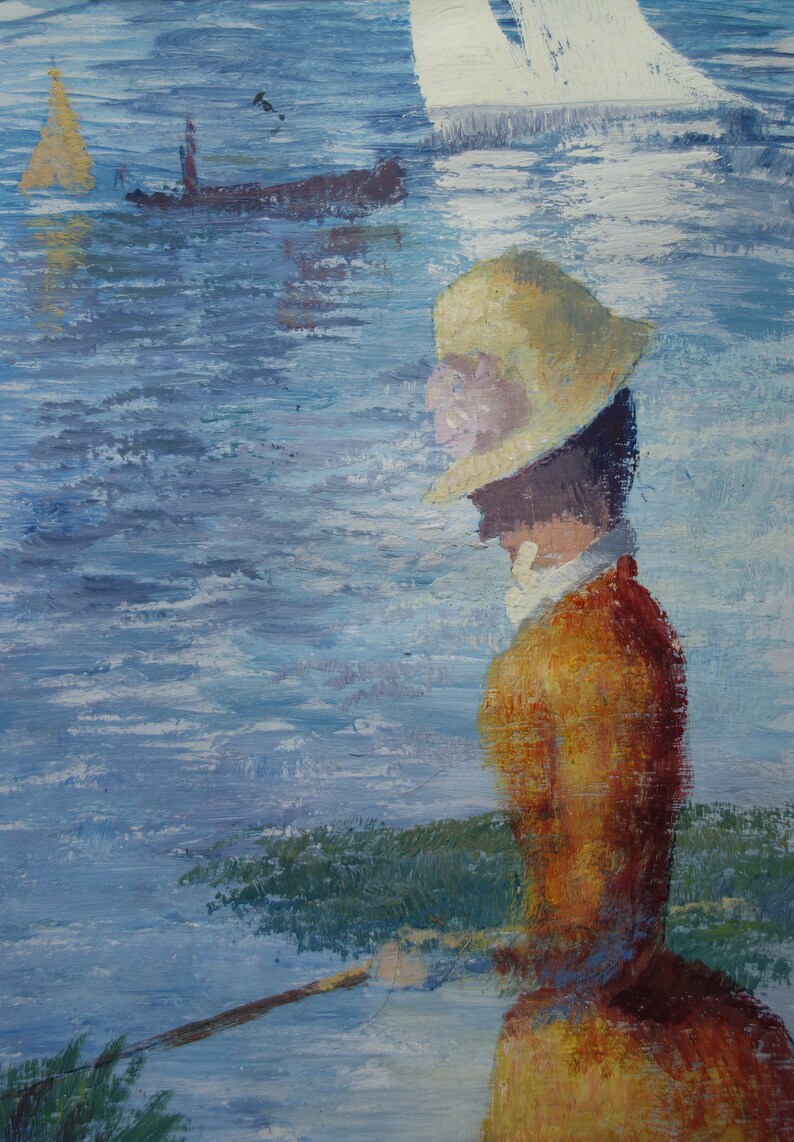 Fine Early Impressionist Pointillist Painting, Signed - Etsy