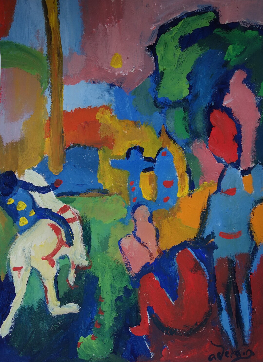 Fine French Fauvism, Matisse, Derain Era Original Landscape Painting ...