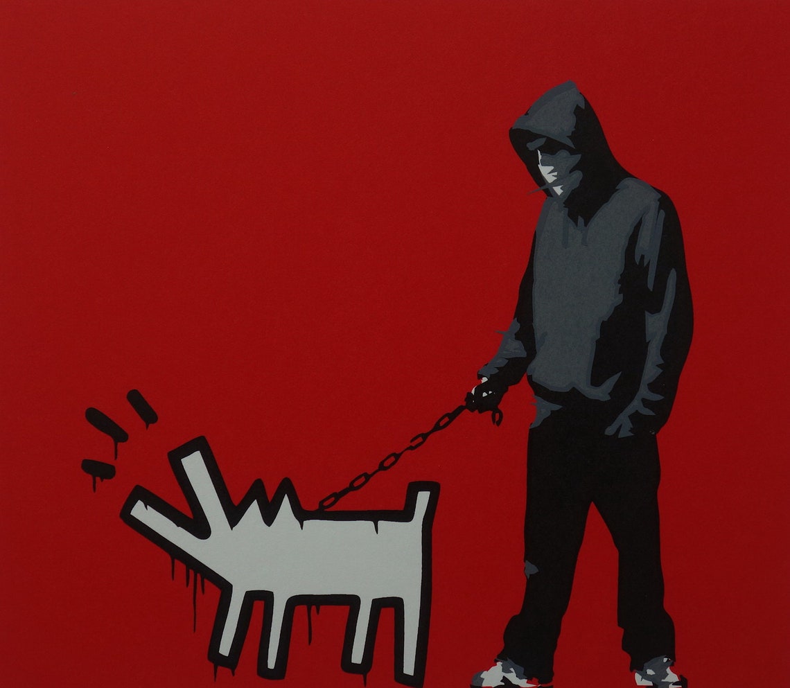 Limited Edition Pop Art Graffiti Rebel Silkscreen Serigraph, Signed ...