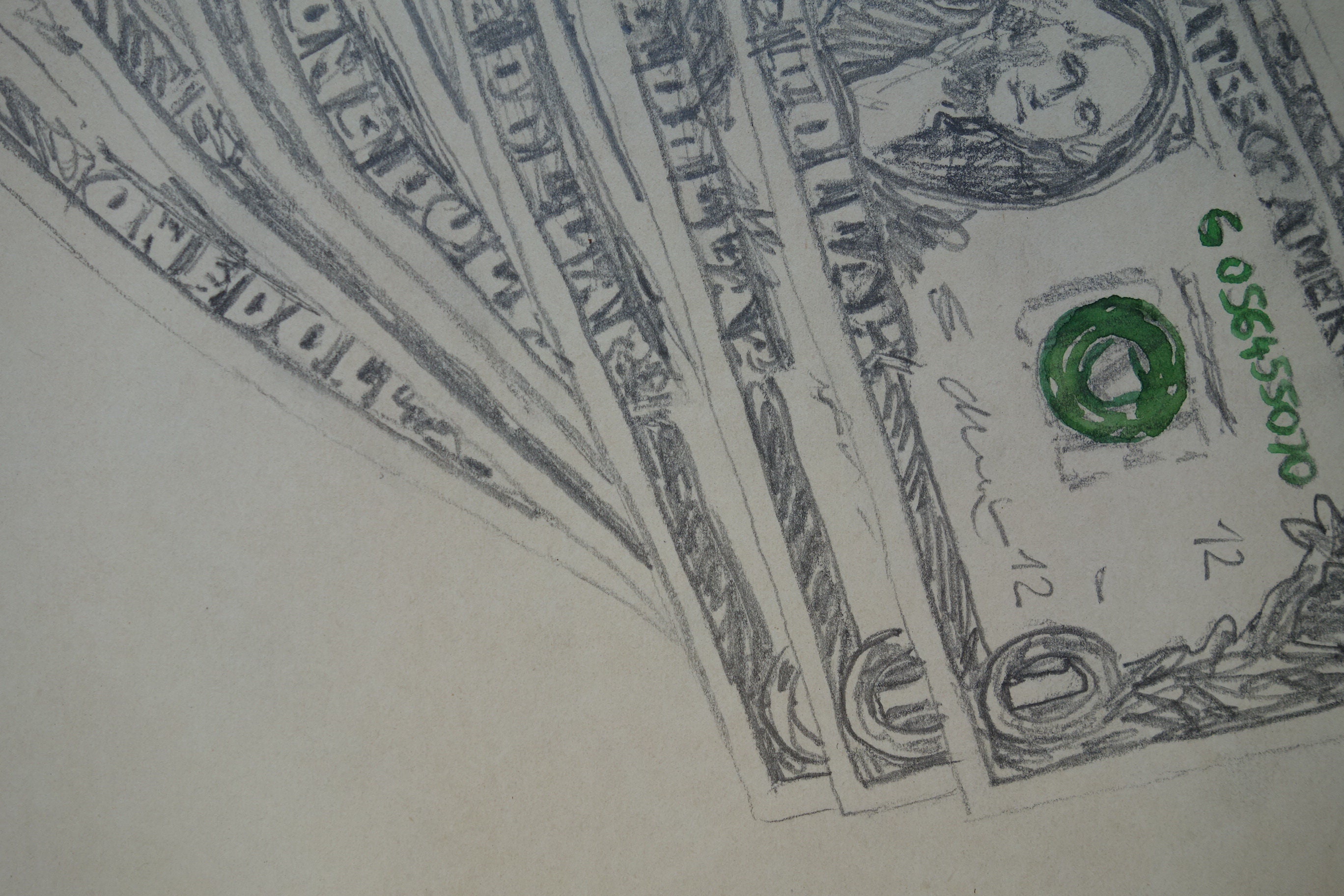 Fine Unique Pop Art Painting Dollar Bills, Signed, Andy Warhol - Etsy