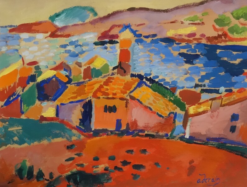 Fine French Fauvism Matisse Derain Era Original Landscape - Etsy