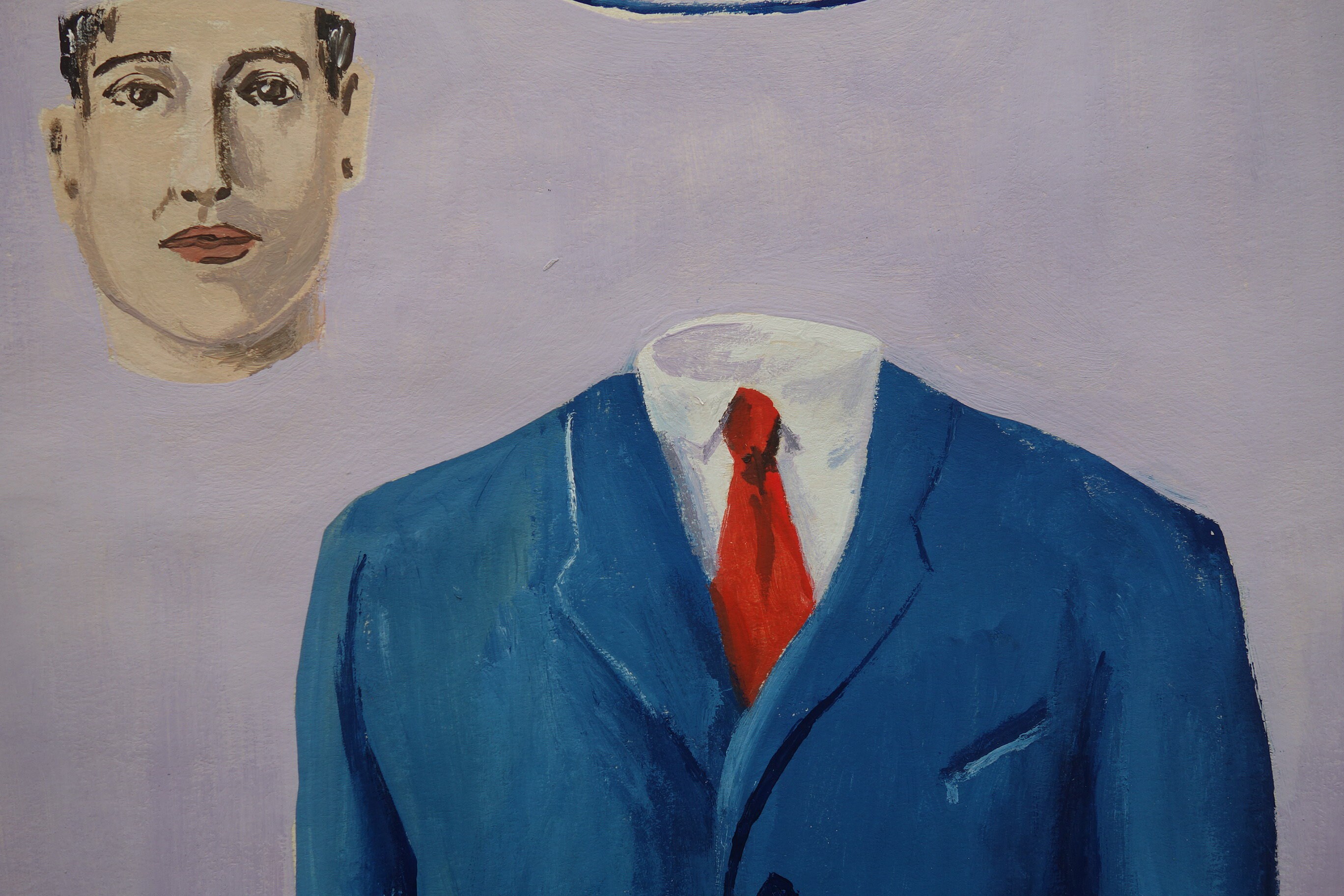 Fine European Art Surrealism Painting Portrait Signed - Etsy