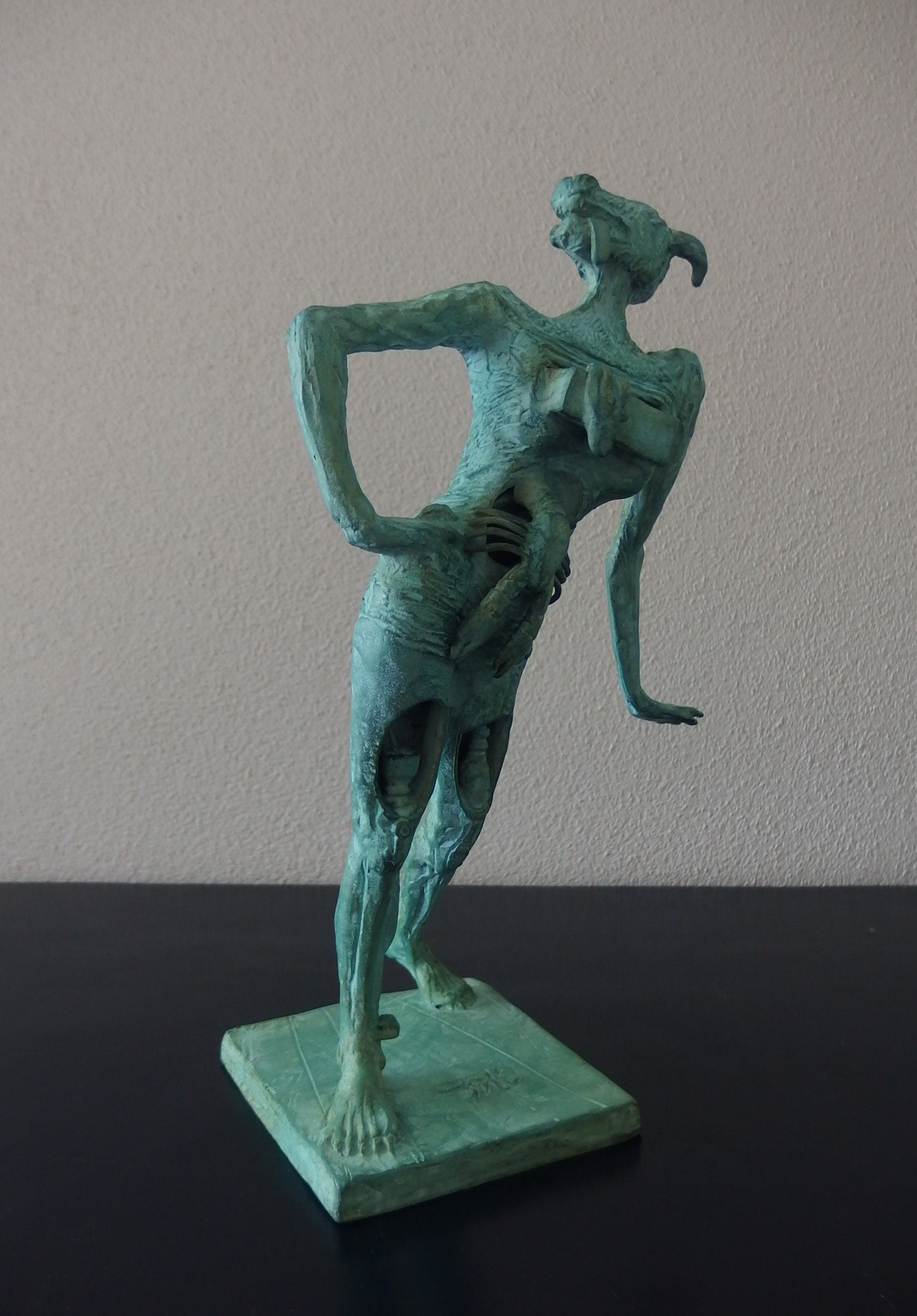 Perfect Very Rare Bronze Sculpture, Minotaur, Signed, Salvador Dali ...